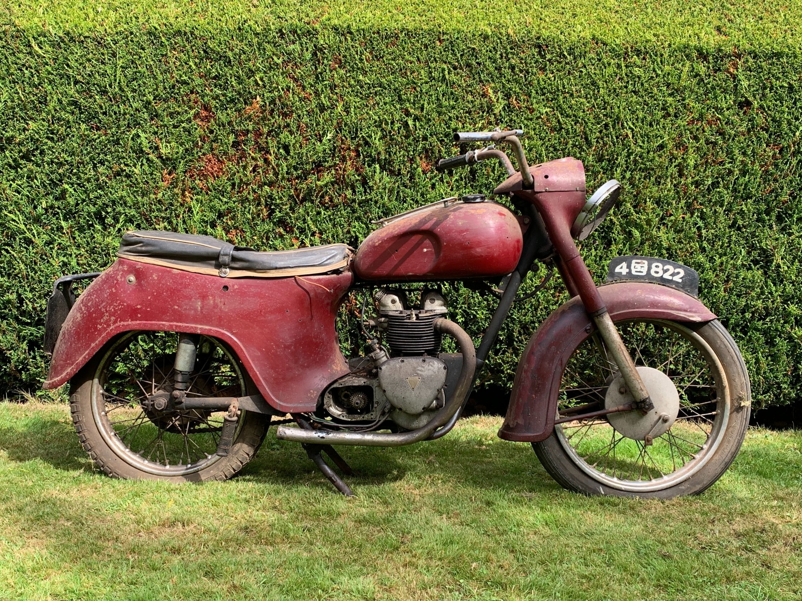 Bonhams Cars : 1963 Triumph 498cc 5TA Bathtub Project Frame no. H32000 ...