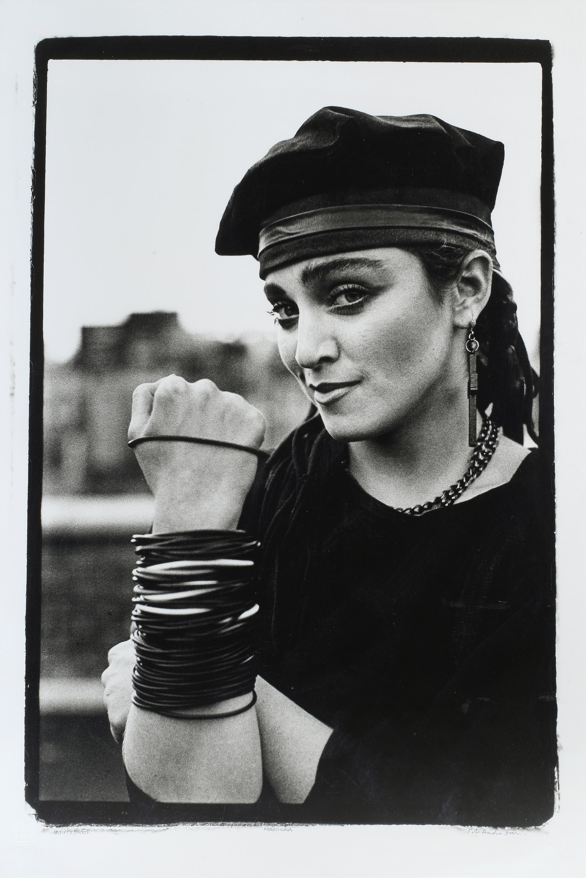Bonhams : Peter Anderson (born 1954) Madonna, London 1983, printed later