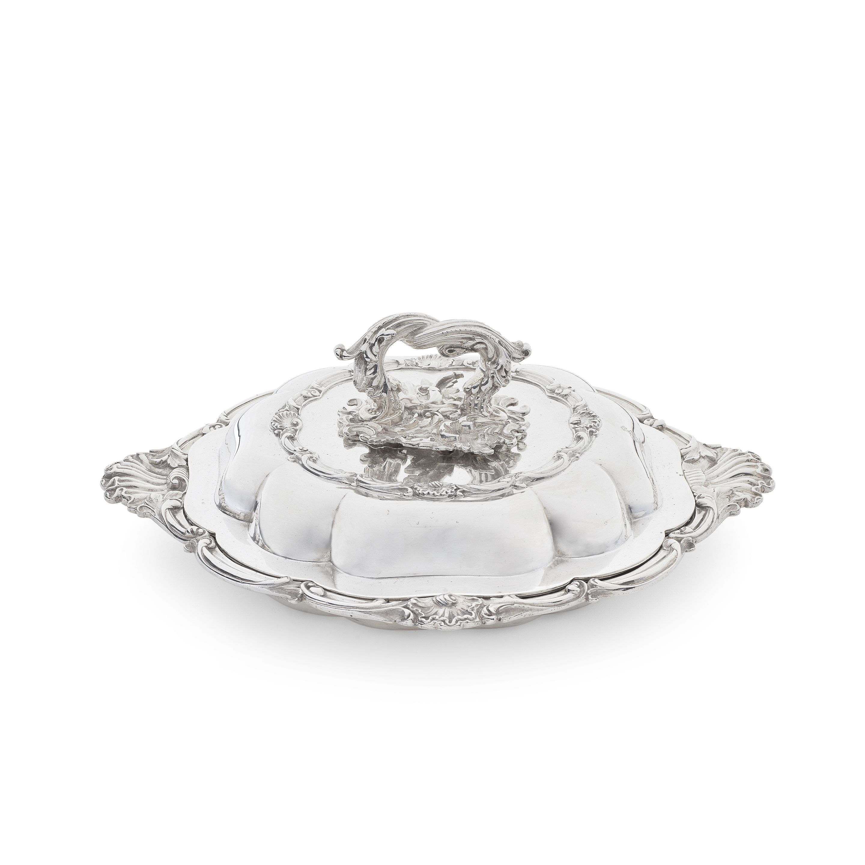 Bonhams : A Victorian silver entrée dish and cover John Samuel Hunt ...
