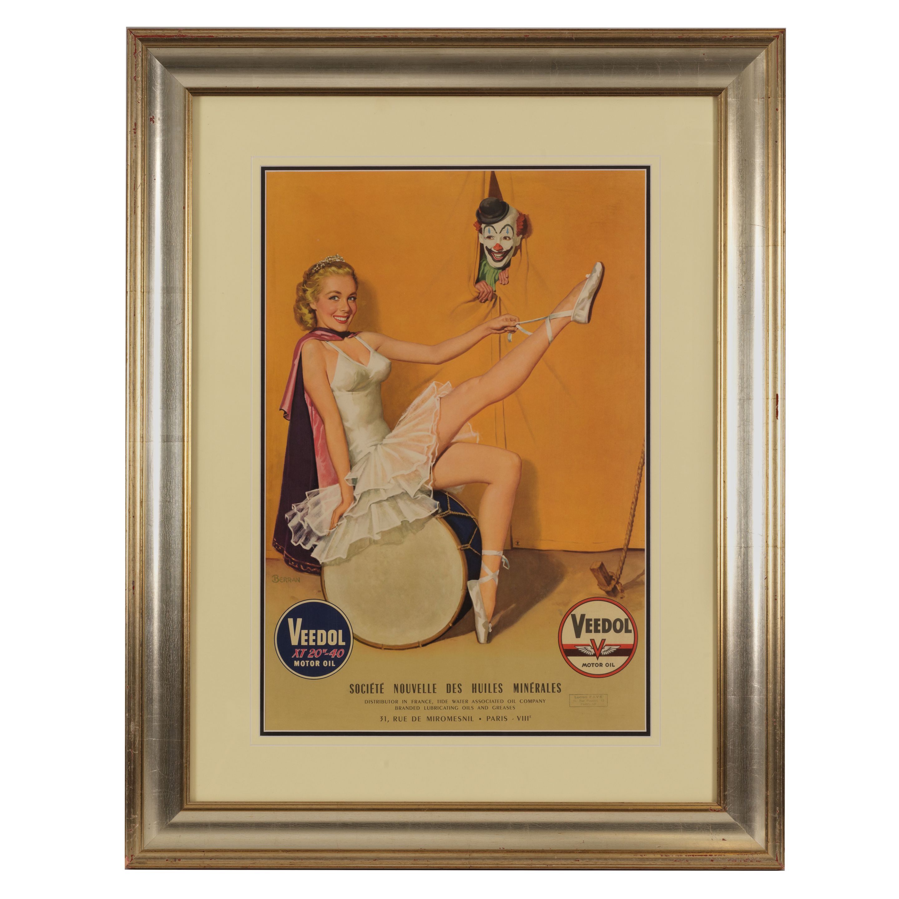 Bonhams Cornette de Saint Cyr : BOB BERRAN WEEDOL, motor oil.