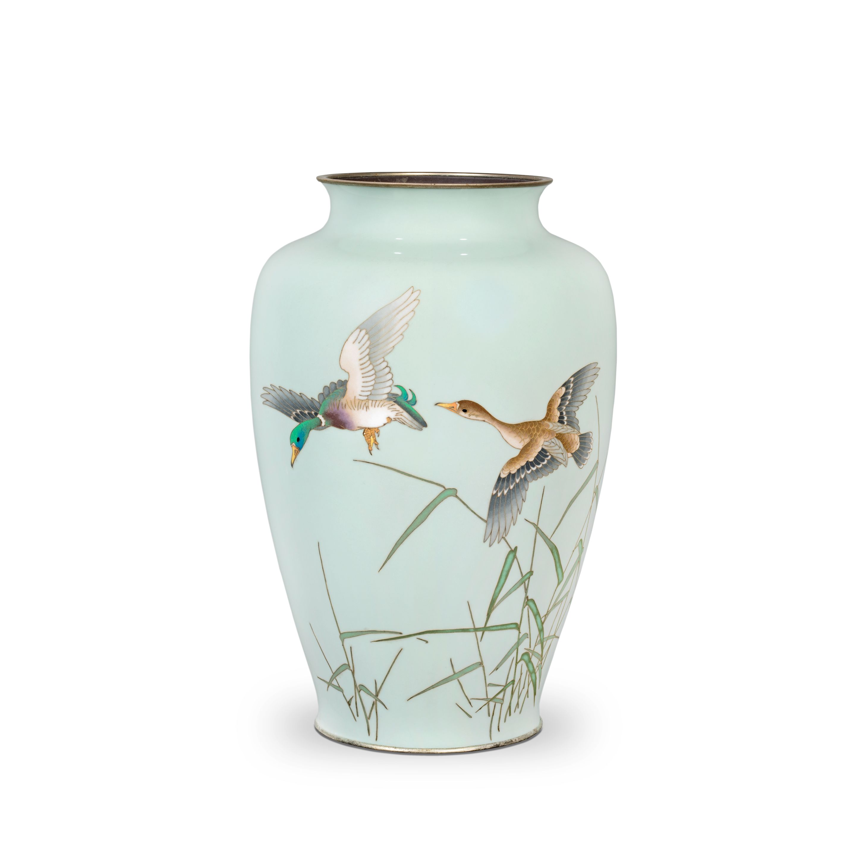 Bonhams : ANDO JUBEI COMPANY OF NAGOYA A Cloisonné-Enamel Baluster Vase Meiji (1868-1912) or ...