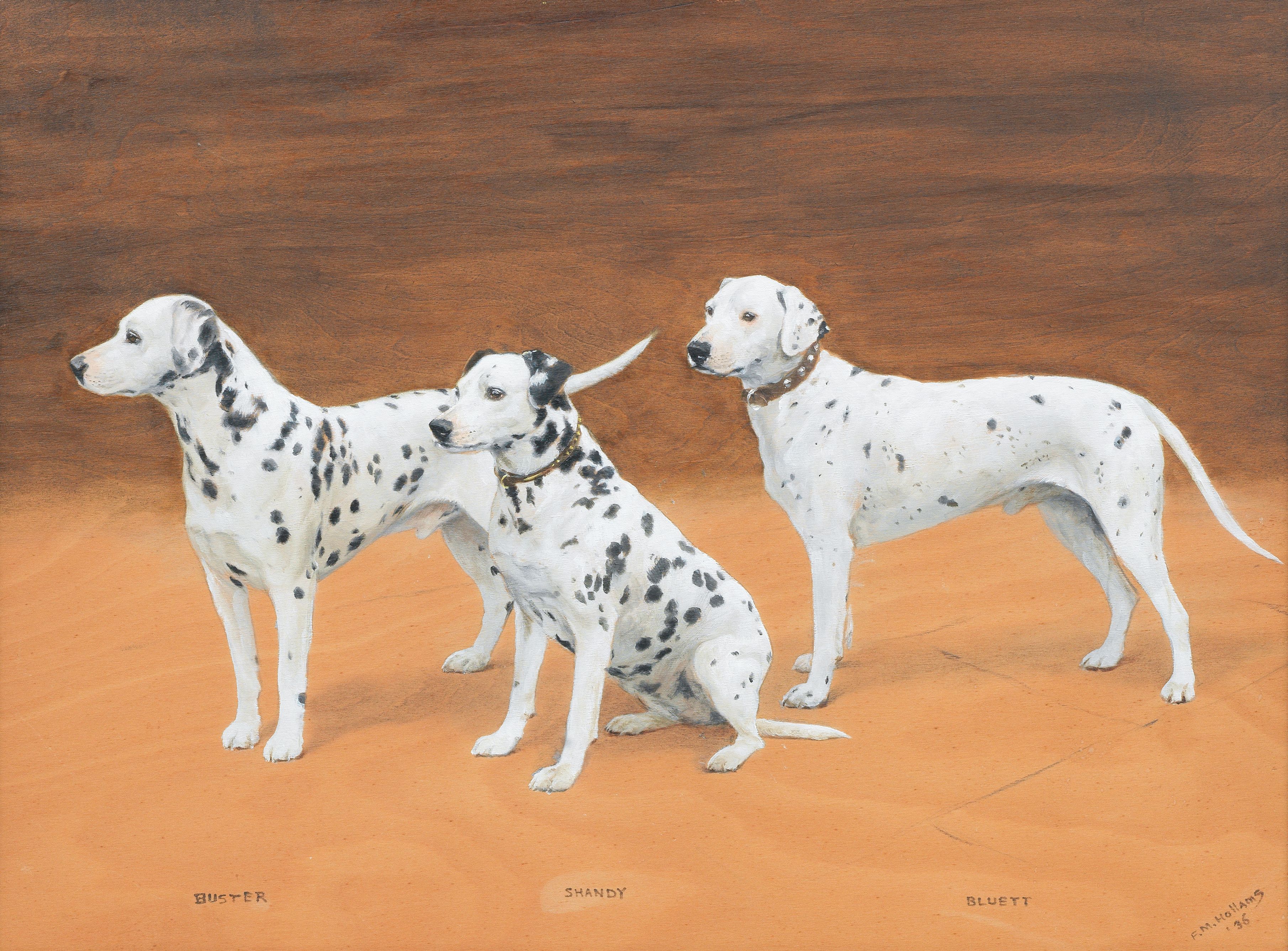 Bonhams : Frances Mabel Hollams (British, 1877-1963) 'Buster', 'Shandy ...