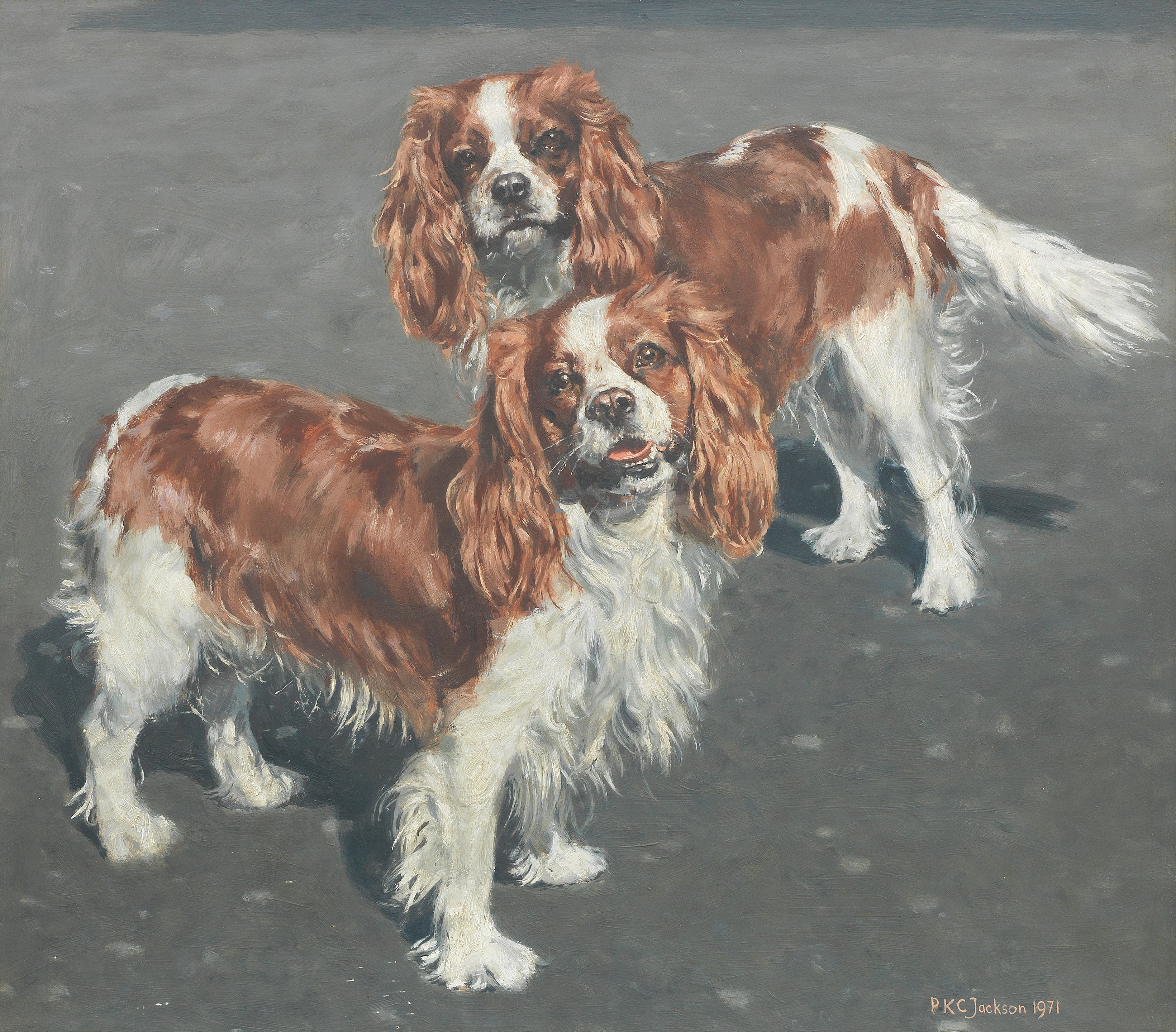 Bonhams : Peter Jackson (British, 1930-2006) King Charles Spaniels