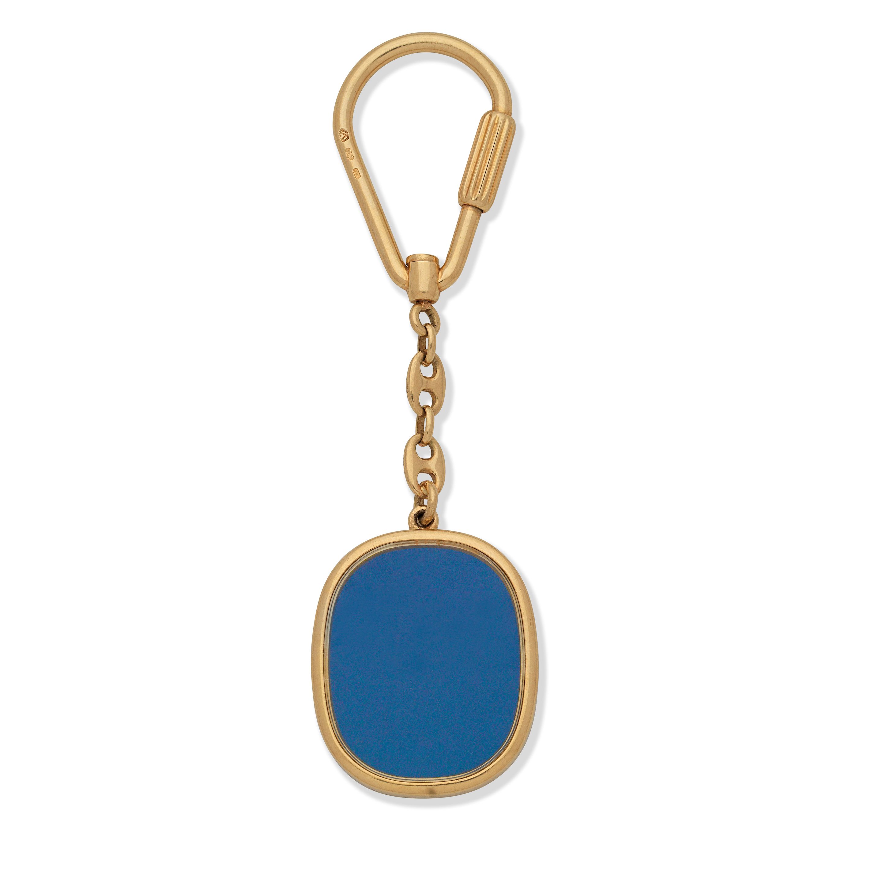 Bonhams : Patek Philippe. A yellow gold oval keychain Ellipse, Ref 9602 ...