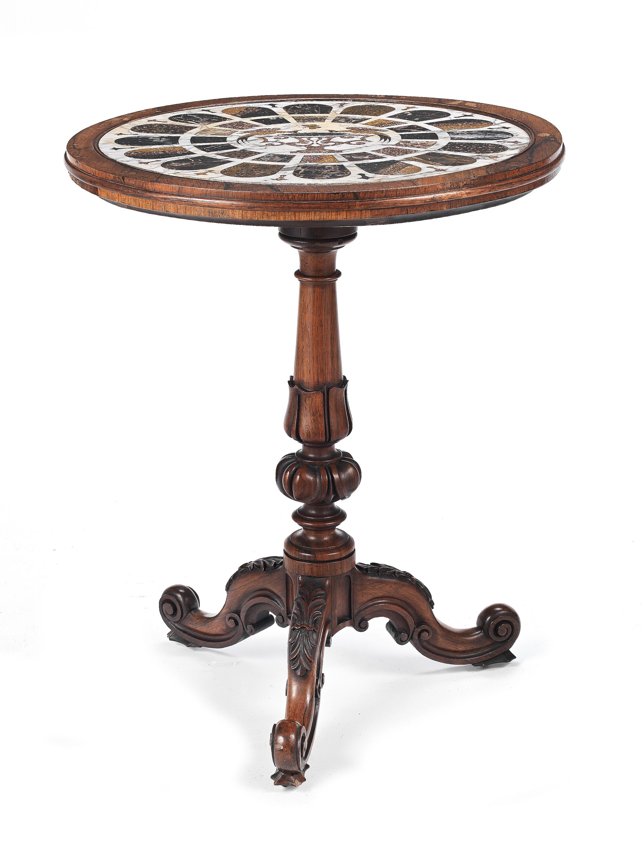 Bonhams : An Italian second quarter 19th century pietra dura and ...