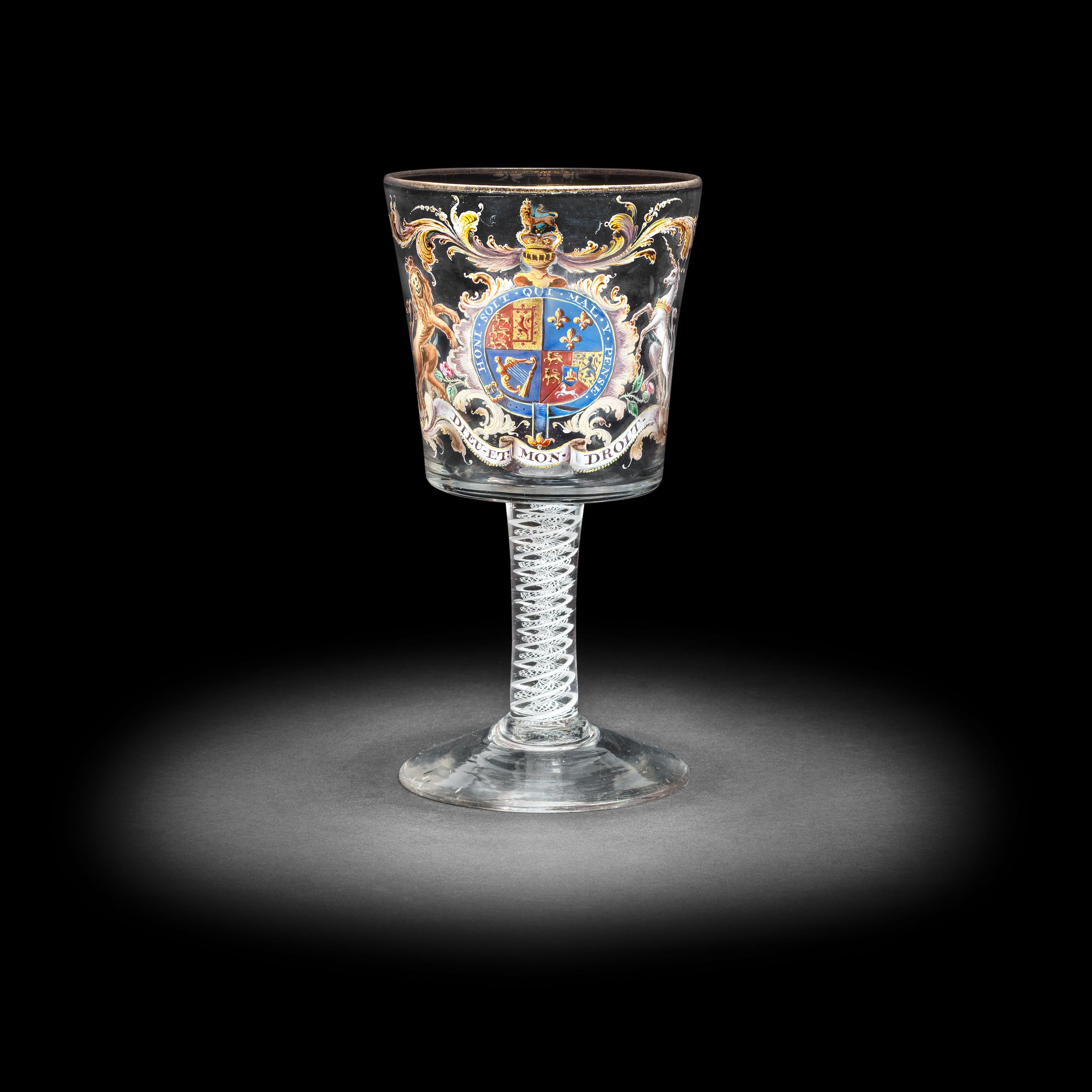 Bonhams : The George III Goblet a highly important enamelled Royal ...