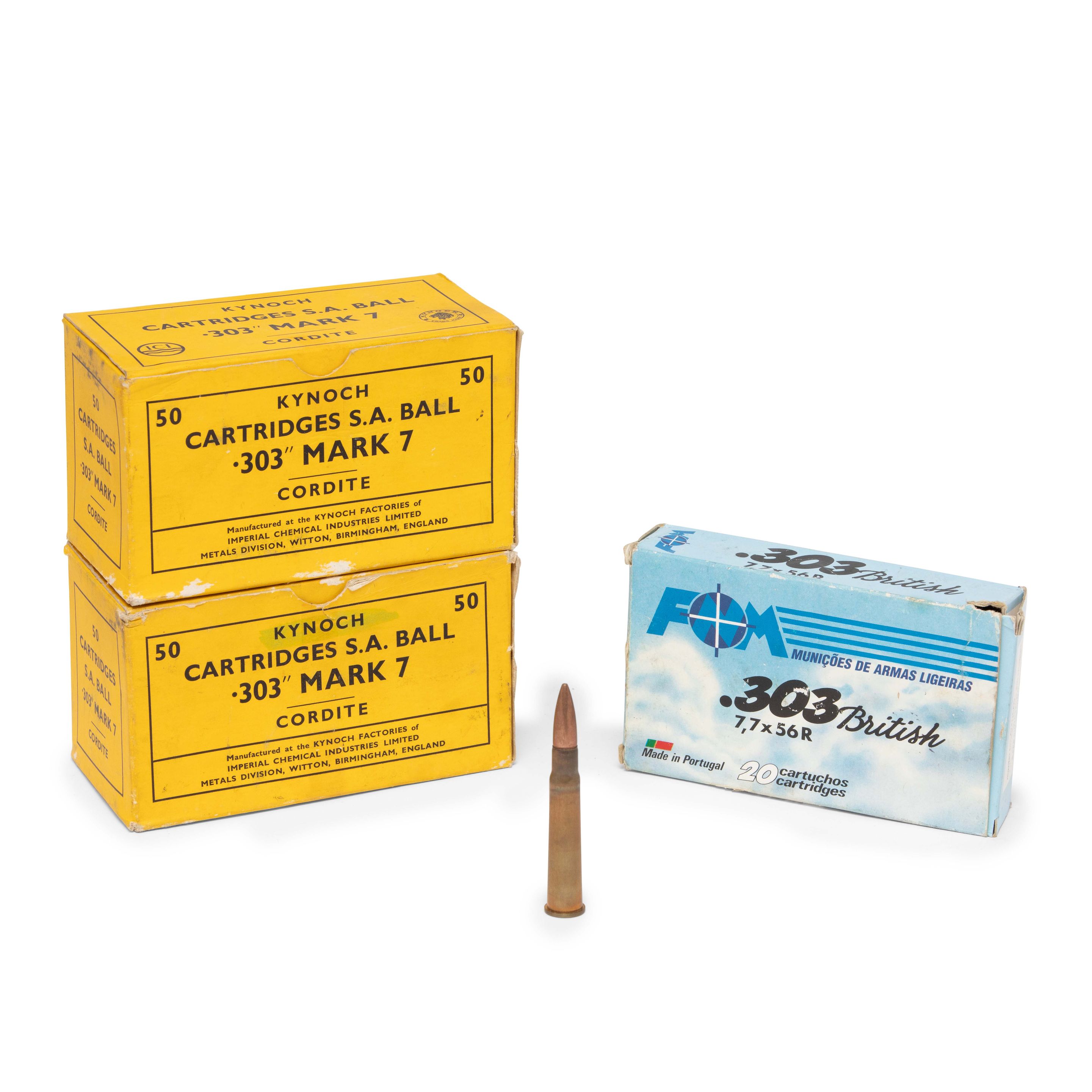 Bonhams : A quantity of .303 ammunition