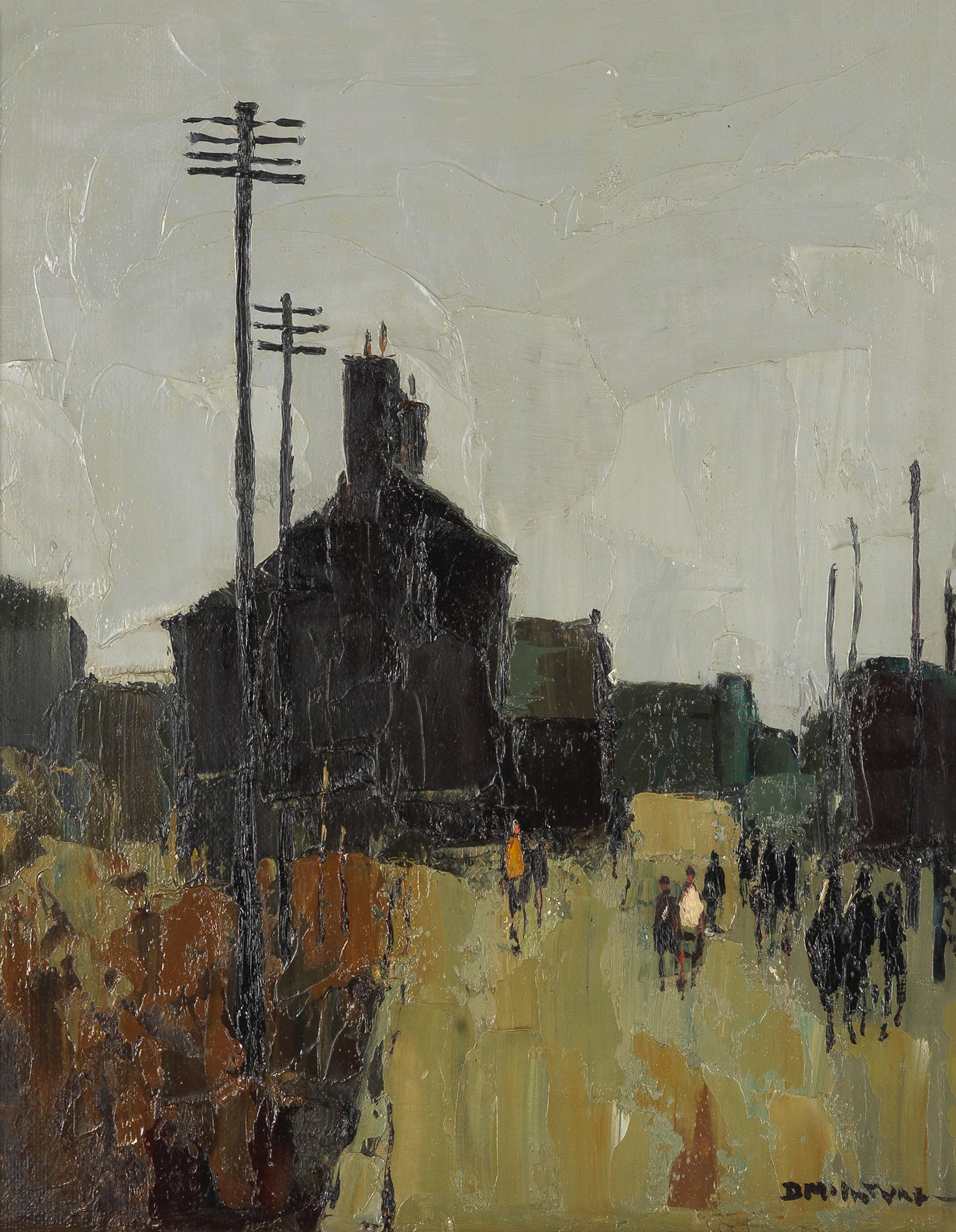 Bonhams : Donald McIntyre (British, 1923-2009) Going to School
