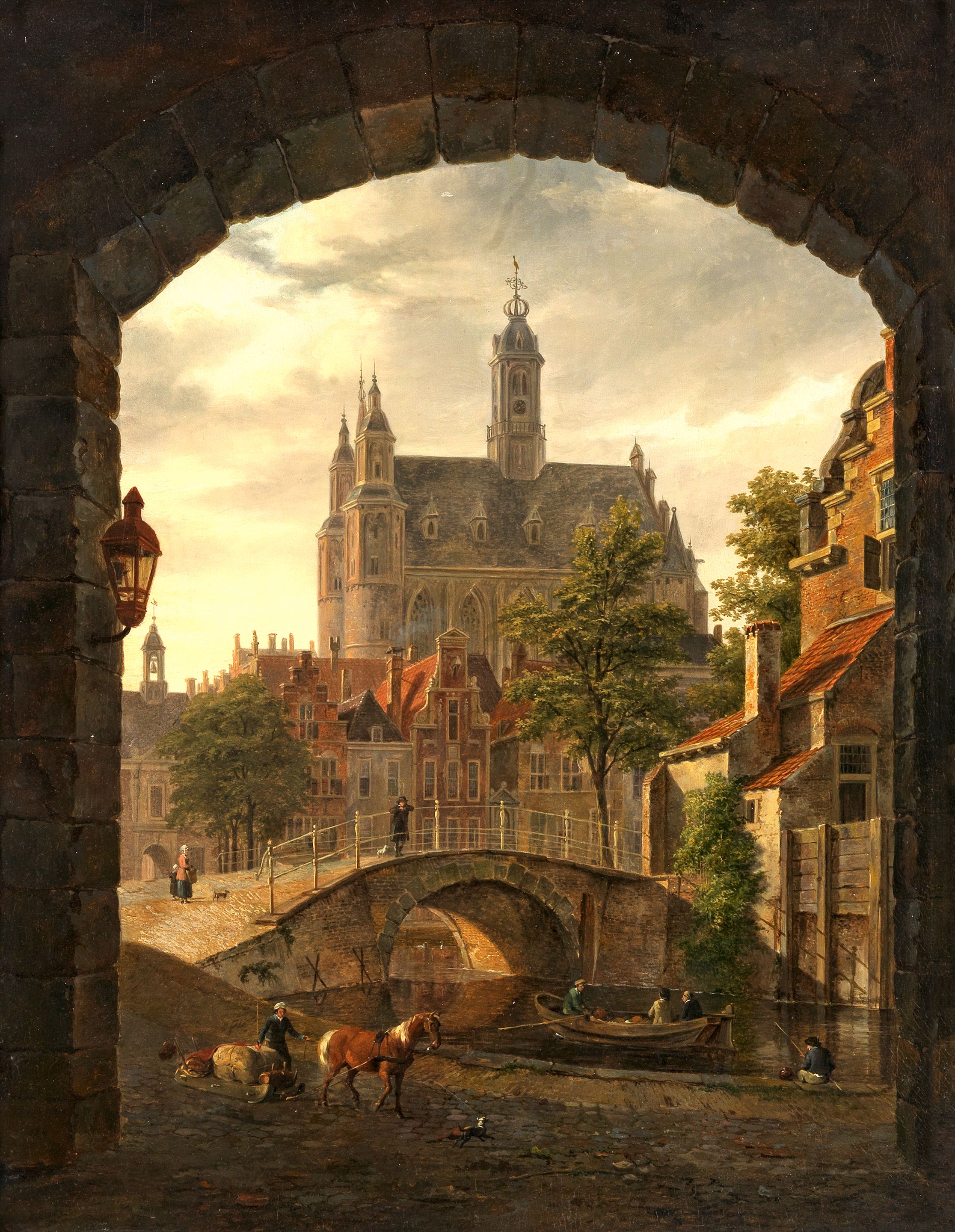 Bonhams : Bartholomeus Johannes van Hove (Dutch, 1790-1880) View ...