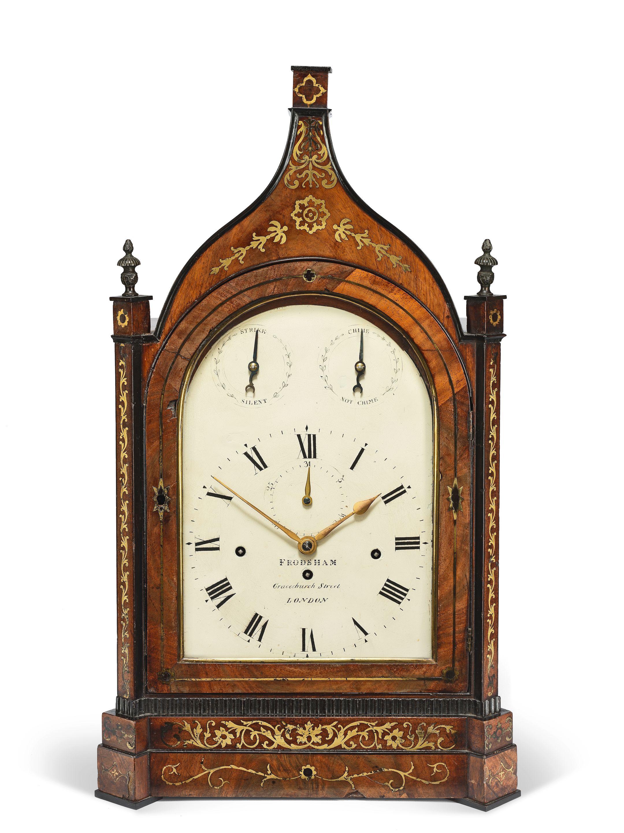 Bonhams : An impressive first half of the 19th century brass-inlaid ...