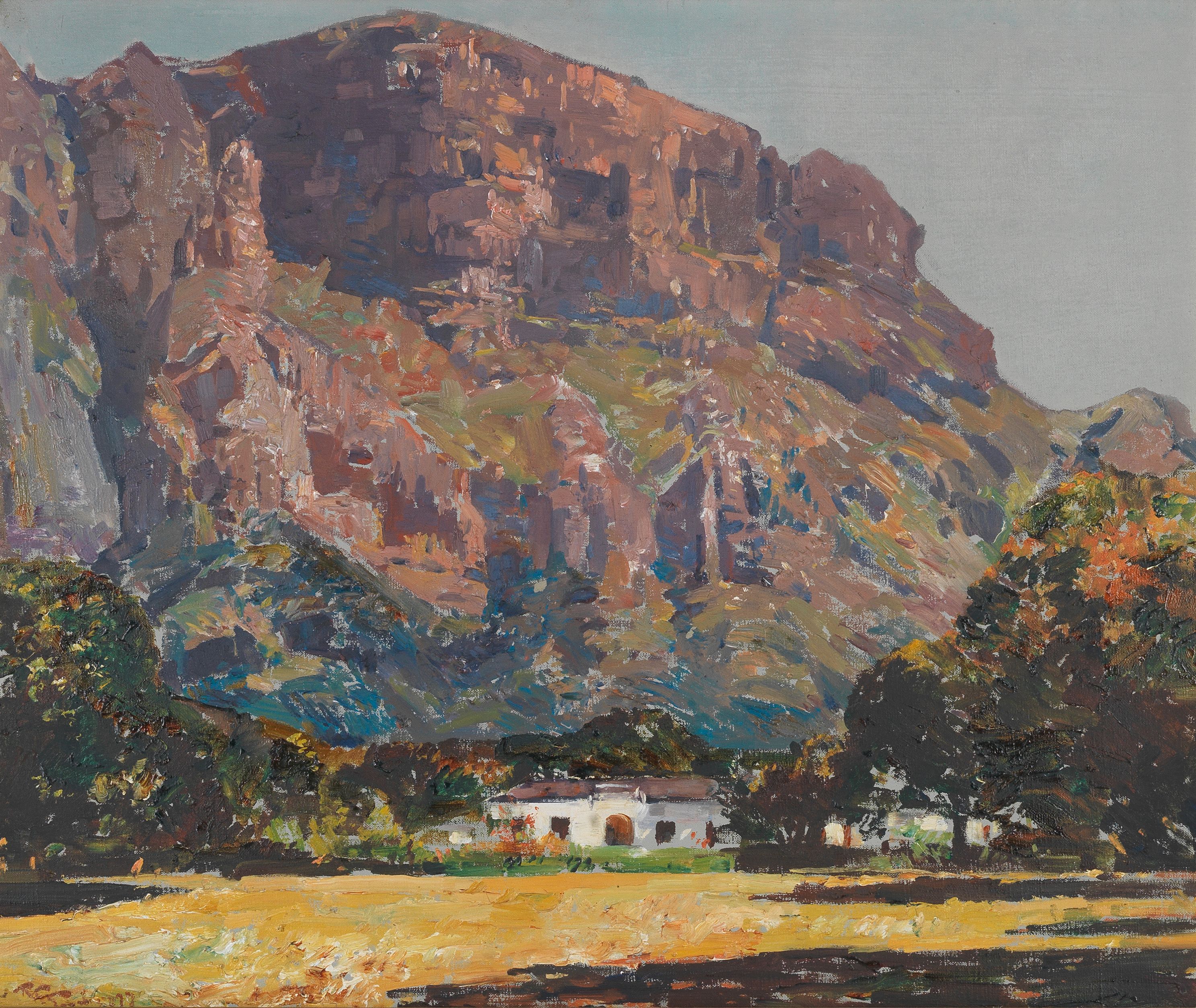 Bonhams : Robert Gwelo Goodman (South African, 1871-1939) A Cape homestead