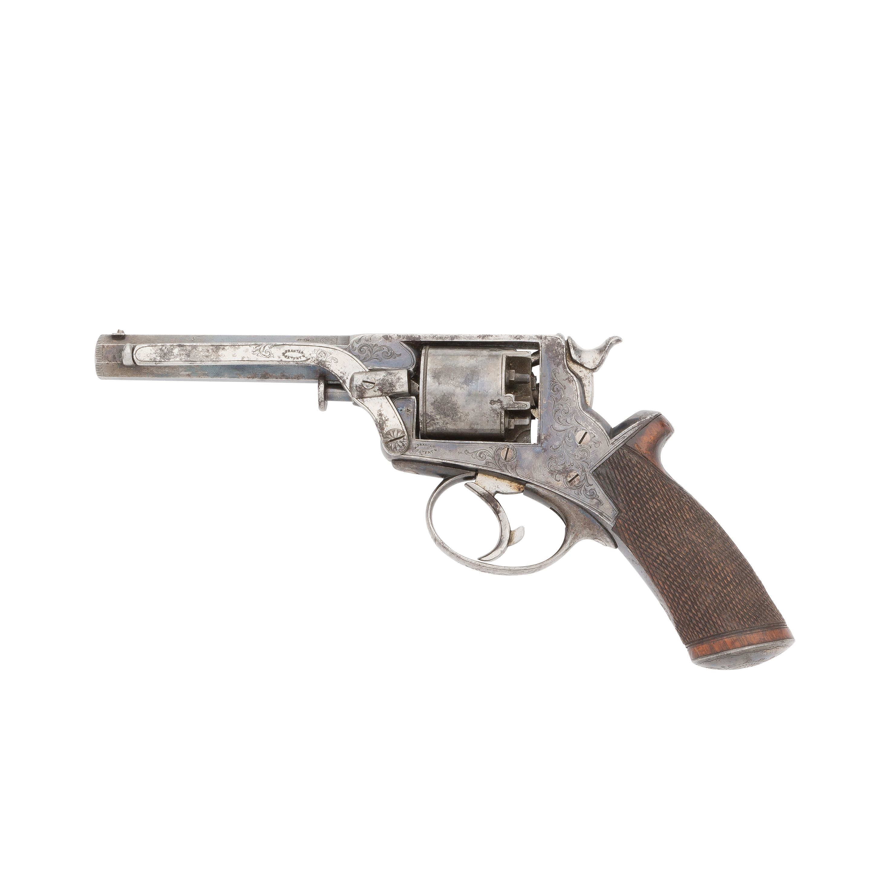Bonhams : A 120-Bore Percussion Tranter Patent Double-Action Five-Shot ...