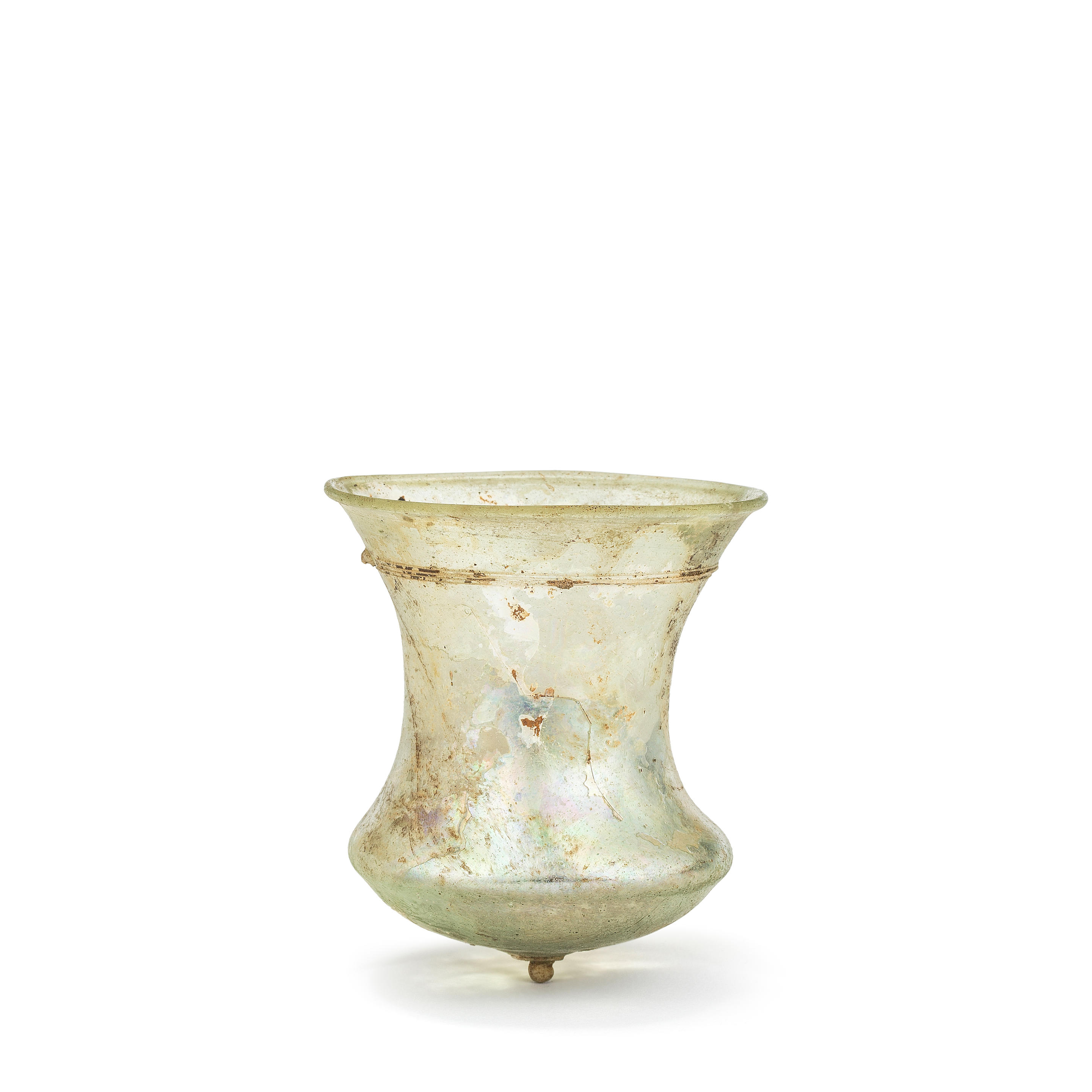 Bonhams A Roman Green Glass Bell Beaker