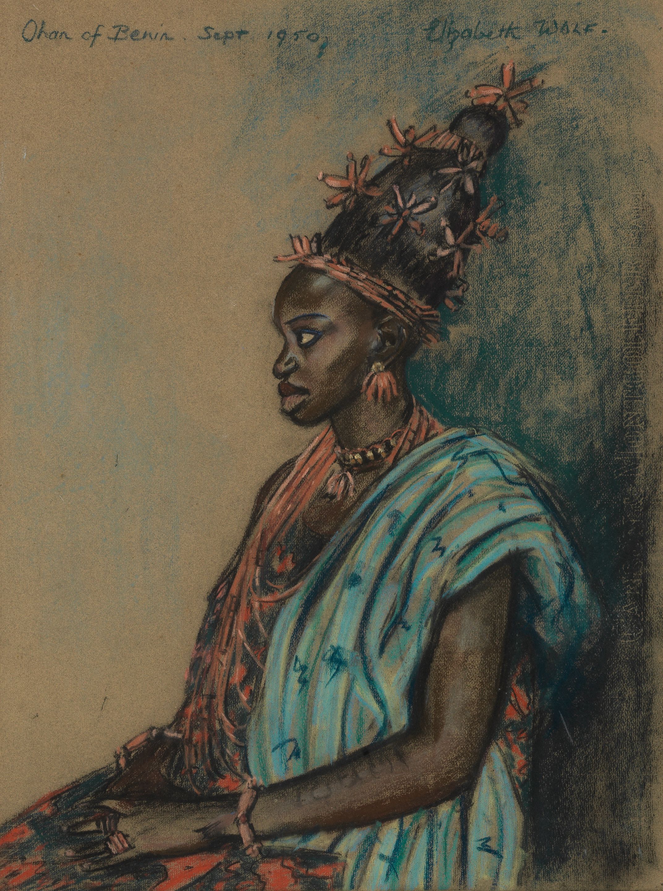 Bonhams : Elisabeth Wolf (born 1873) 'Ohan of Benin' - Queen Ohan ...