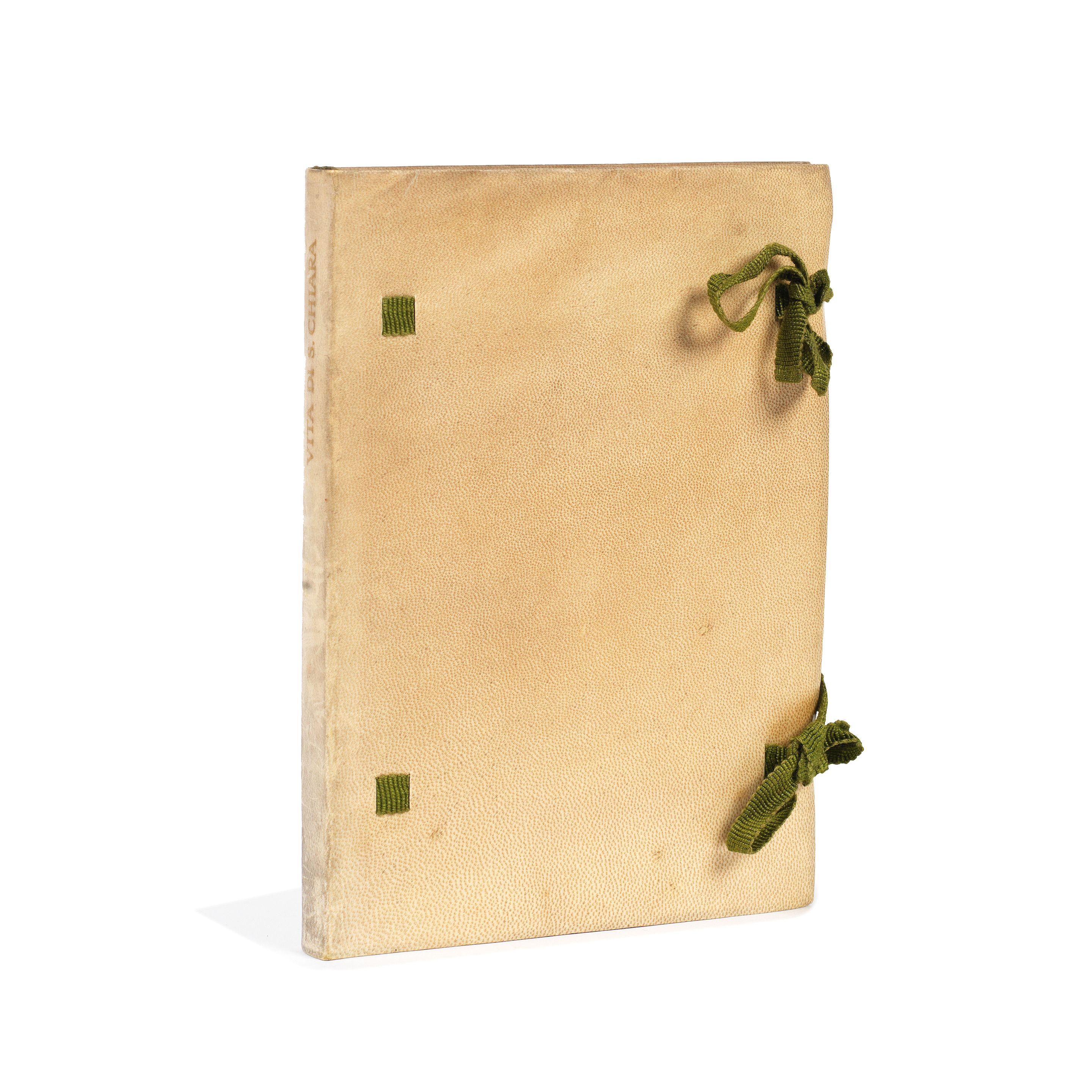 Bonhams : ASHENDENE PRESS Vita di Santa Chiara Vergine composta per ...