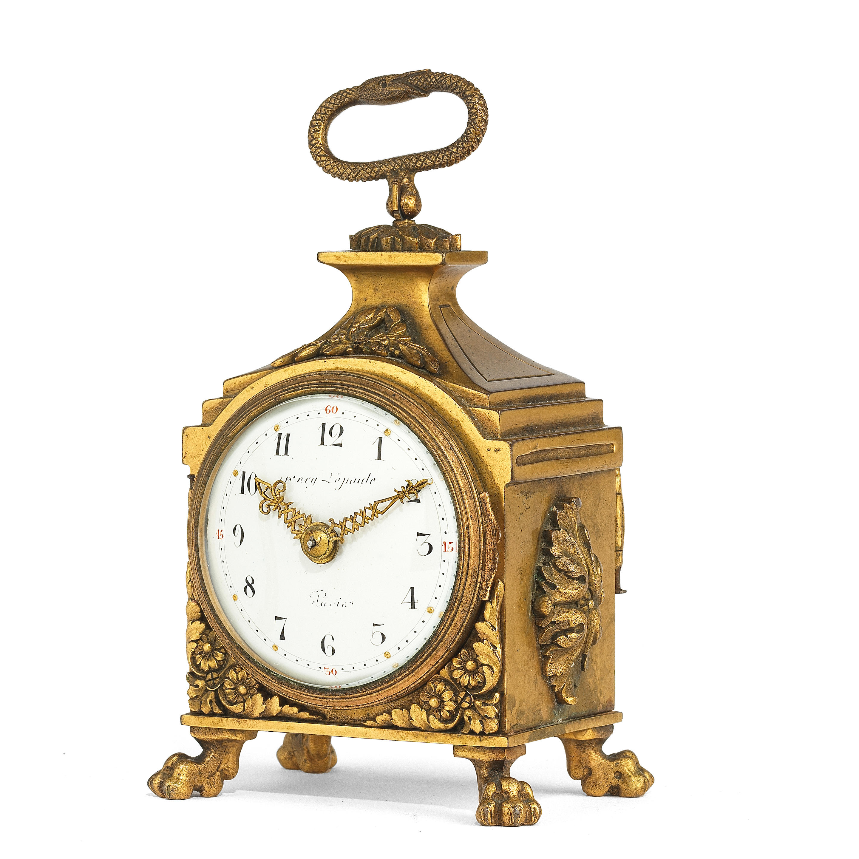 Bonhams A Late 19thearly 20th Century French Gilt Brass Pendule D