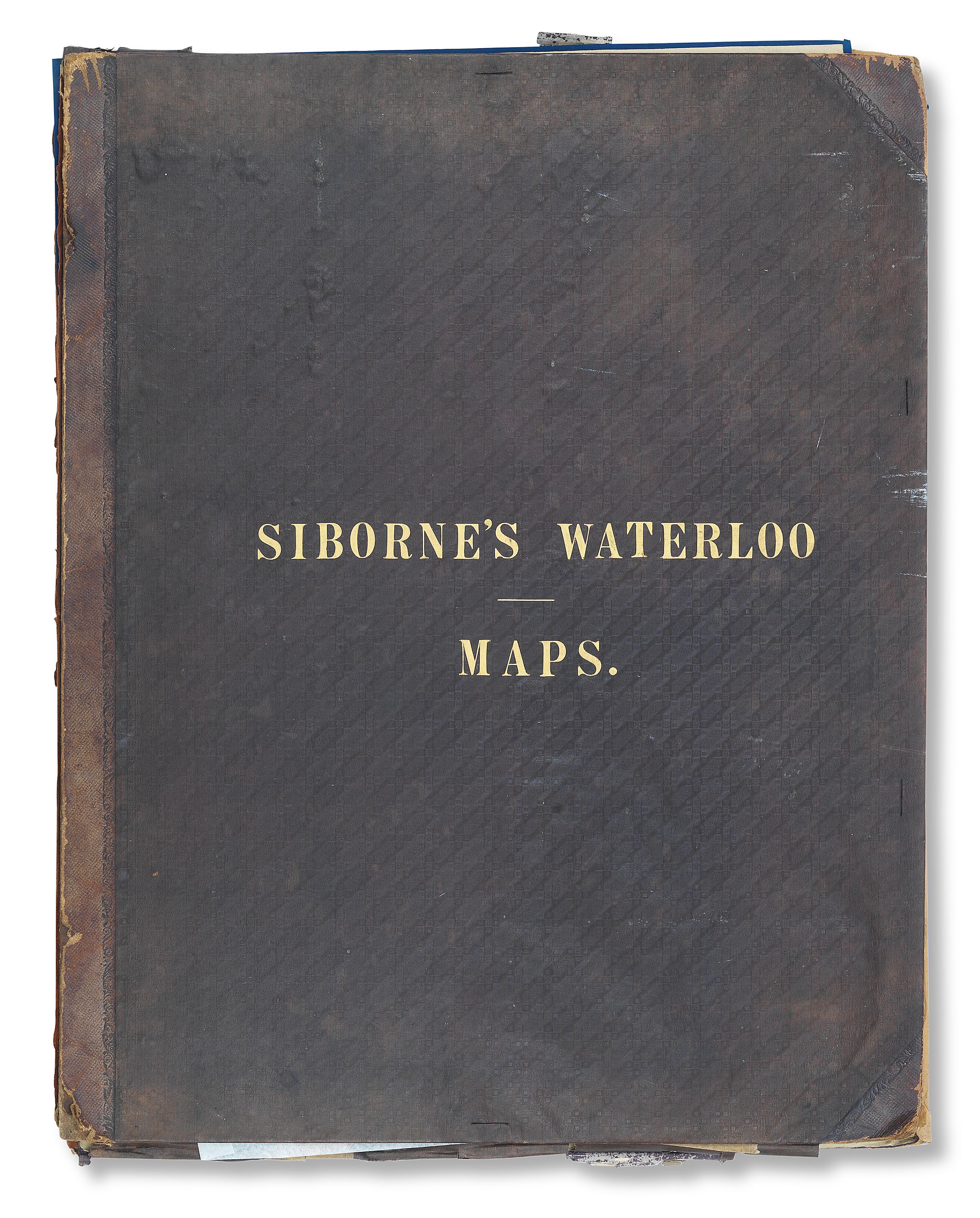 Bonhams : SIBORNE (WILLIAM) Anaglyptographic Atlas of the Waterloo ...