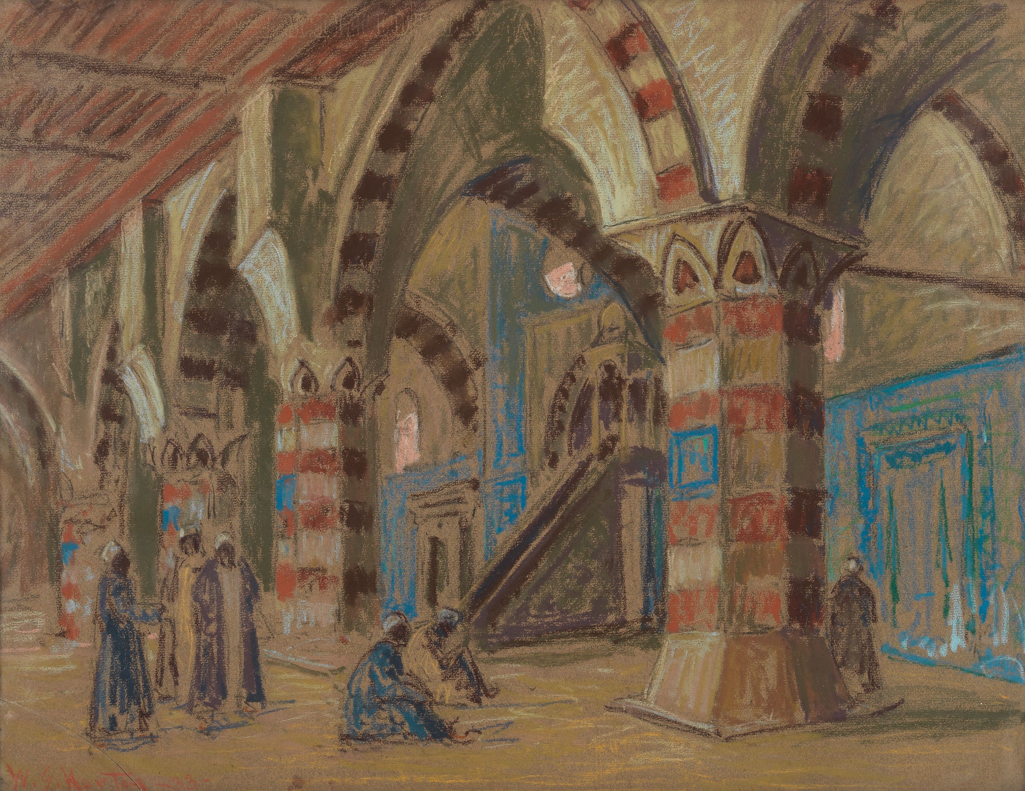 Bonhams : William Samuel Horton (American, 1865-1936) An interior view ...