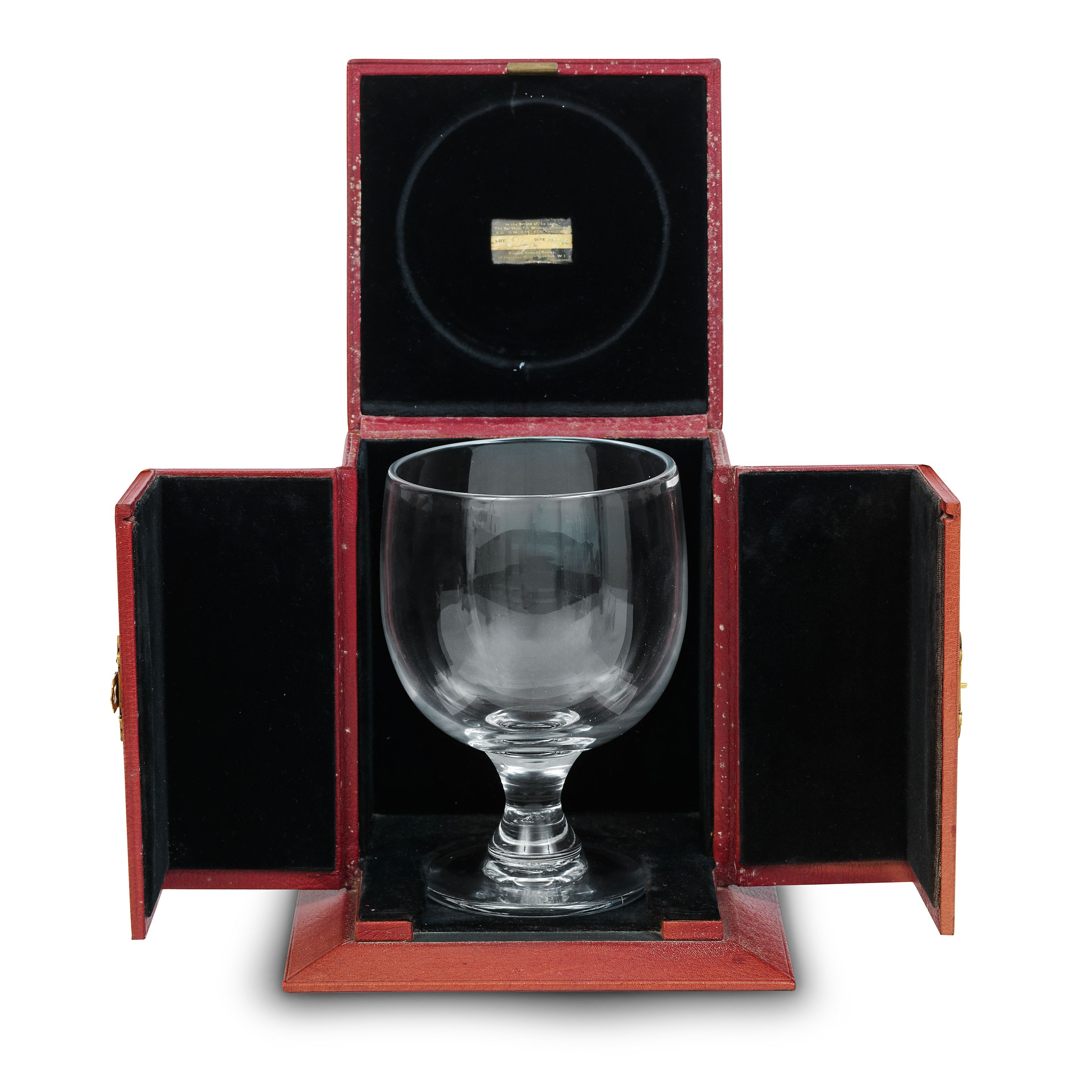Bonhams : Winston Churchill Interest - A oversized 19th Century Wine Glass,