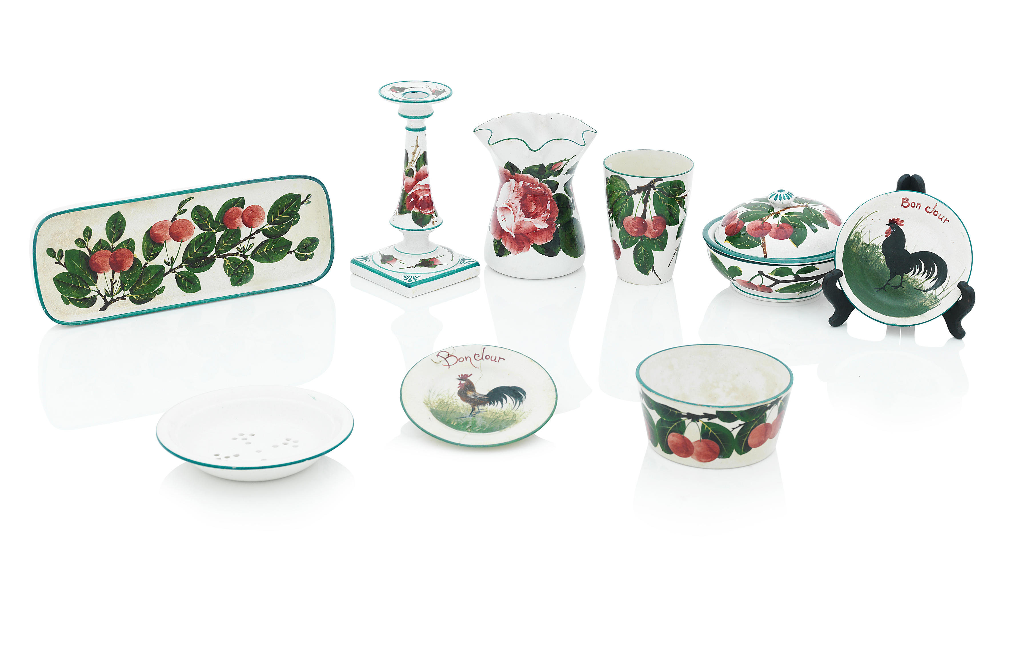Bonhams A Collection Of Wemyss Wares