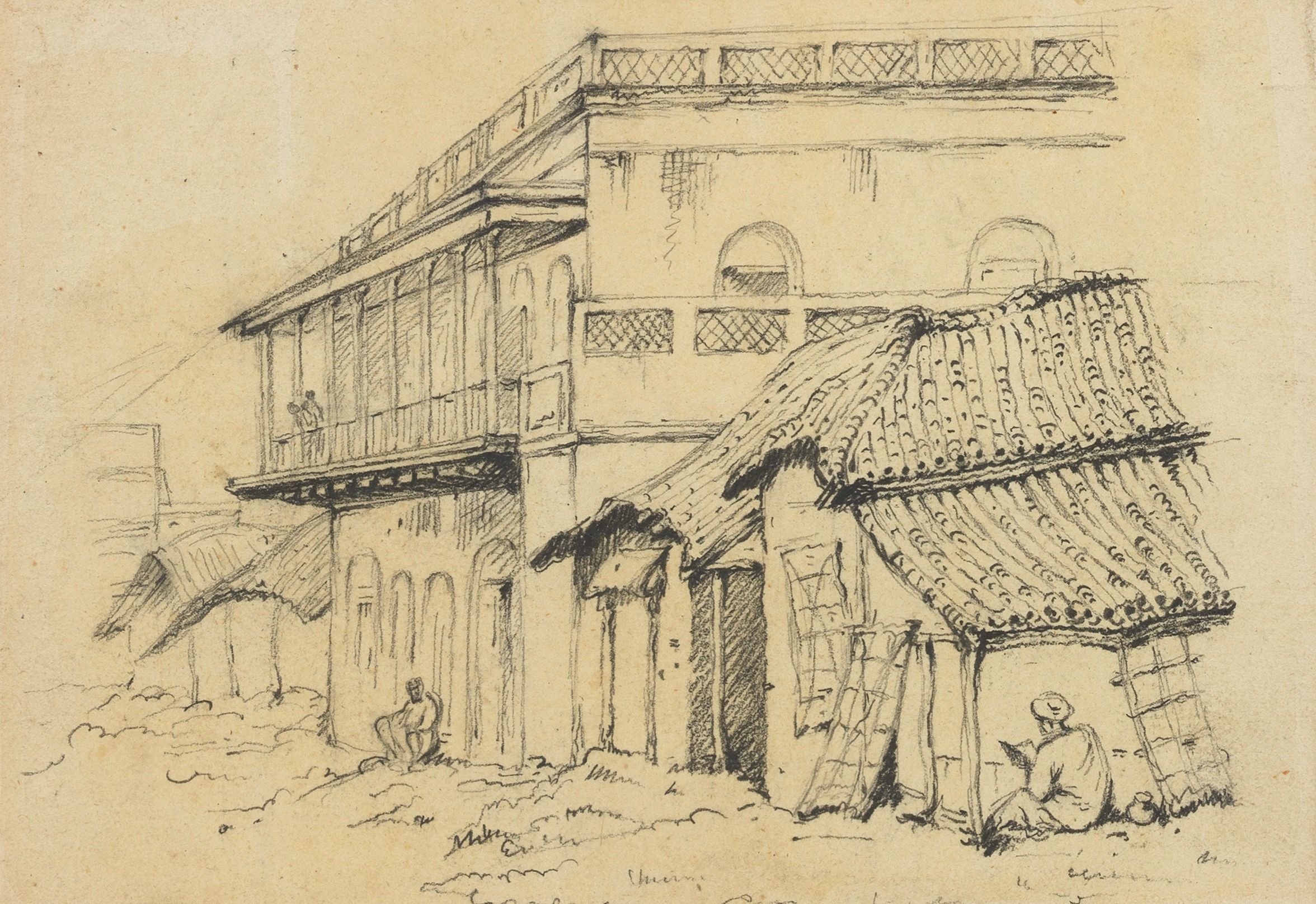 Bonhams : Circle of George Chinnery (London 1774-1852 Macau) A sketch ...