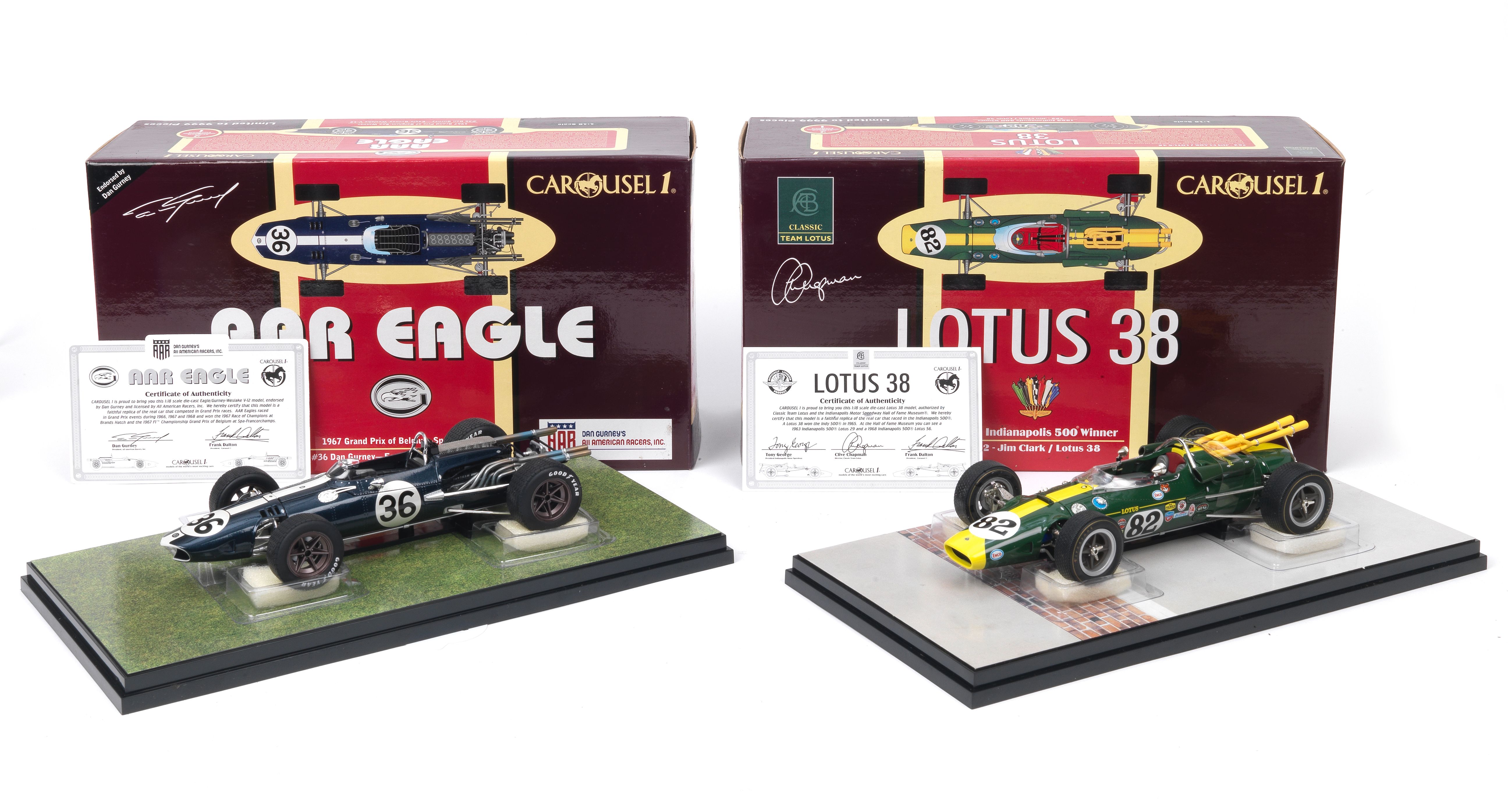 Bonhams Cars : Two boxed 118 scale limited edition models of 1960s race ...