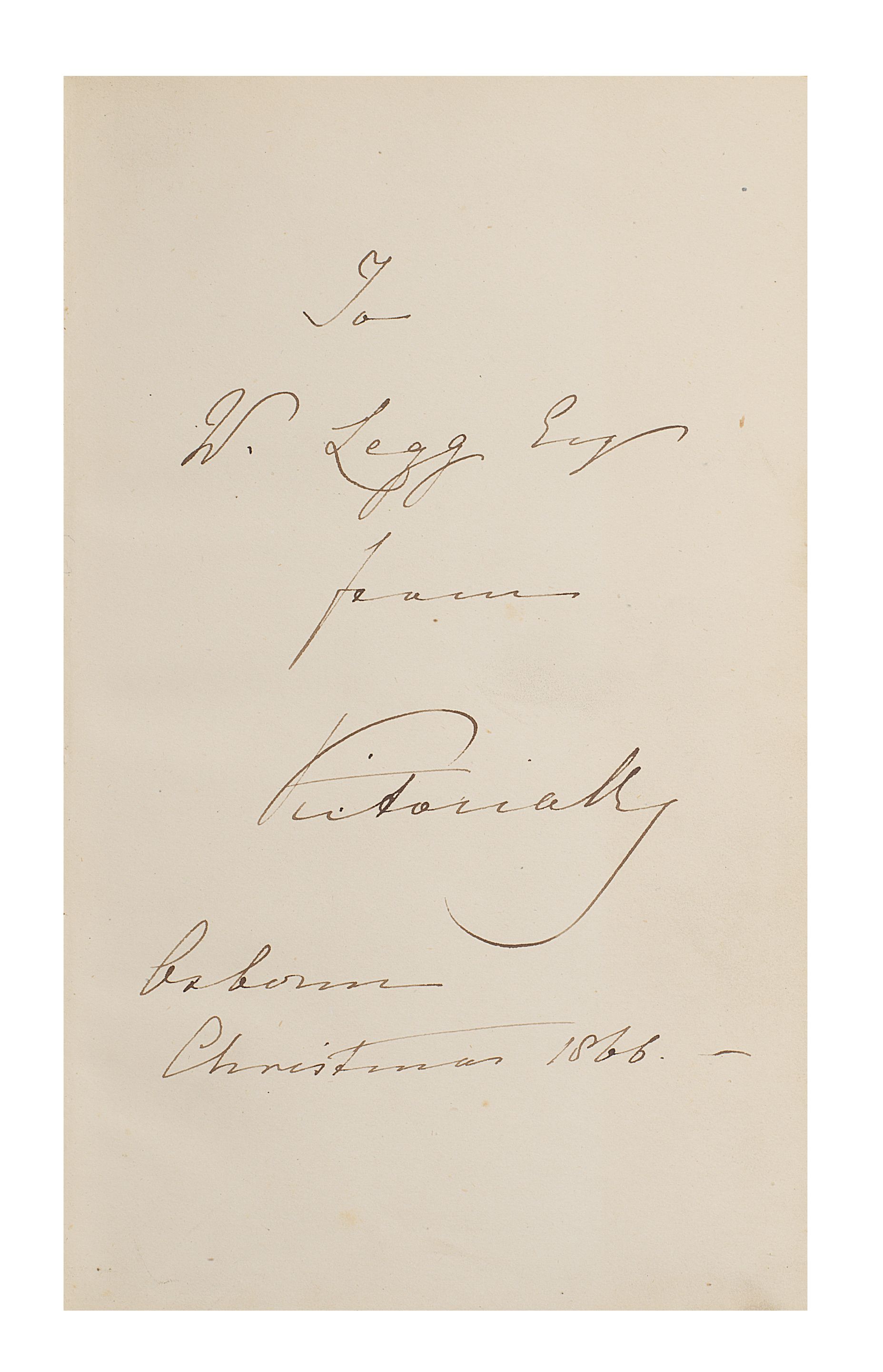 Bonhams : ROYALTY - VICTORIA AND ALBERT ALBERT (Prince) The Principal ...