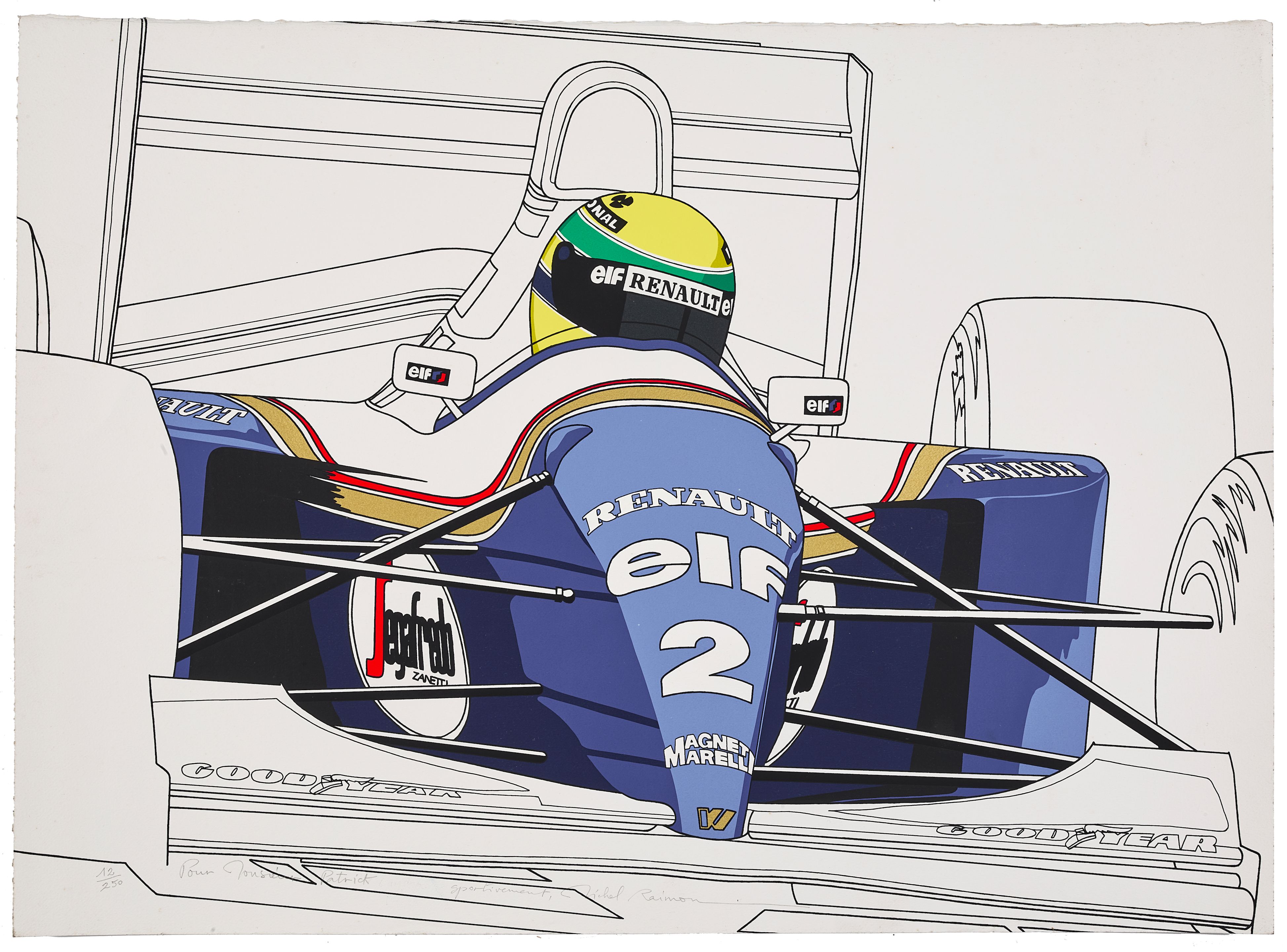 Bonhams Cars : AYRTON SENNA/WILLIAMS RENAULT AFTER MICHEL RAIMON (1944 ...