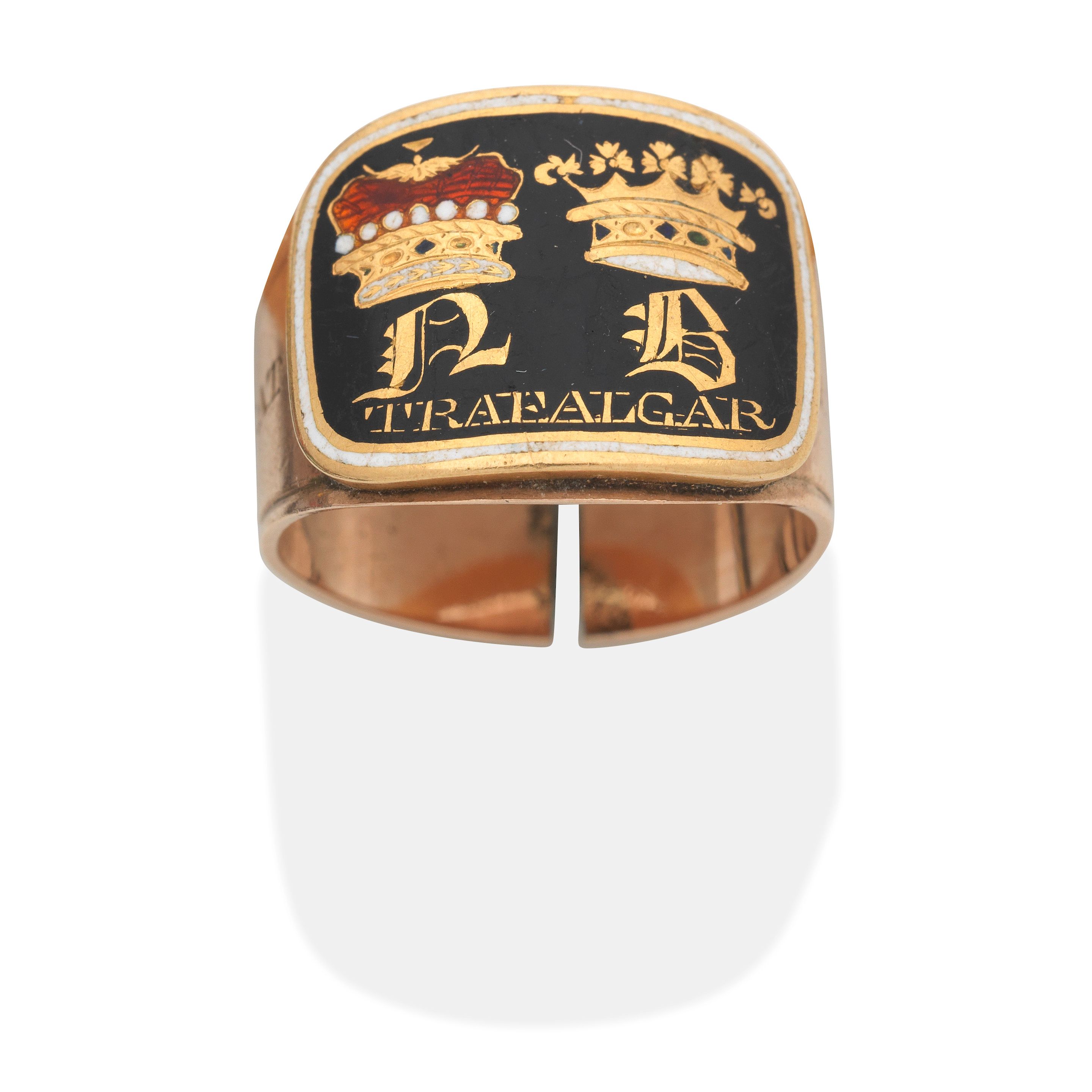 Bonhams : A GOLD AND ENAMEL MOURNING RING FOR LORD NELSON, BY JOHN ...