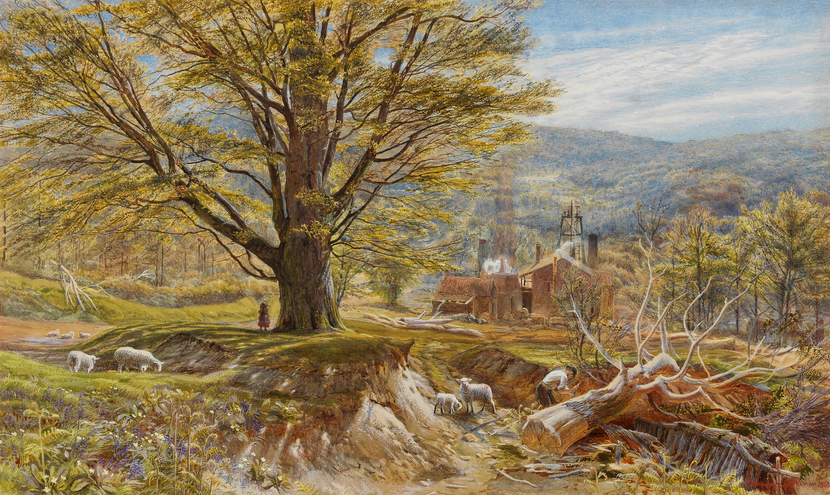 Bonhams : Edmund George Warren (British, 1834-1909) The woodcutter