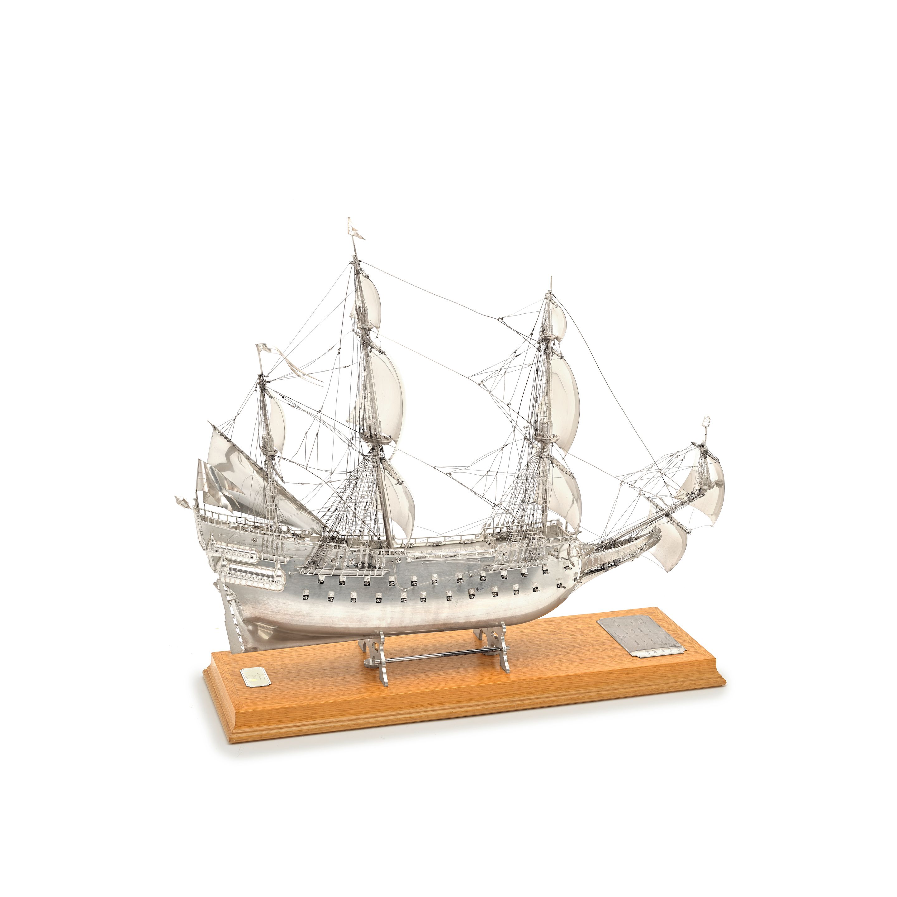 Bonhams : An exceptional large modern silver bespoke model of the 17th ...
