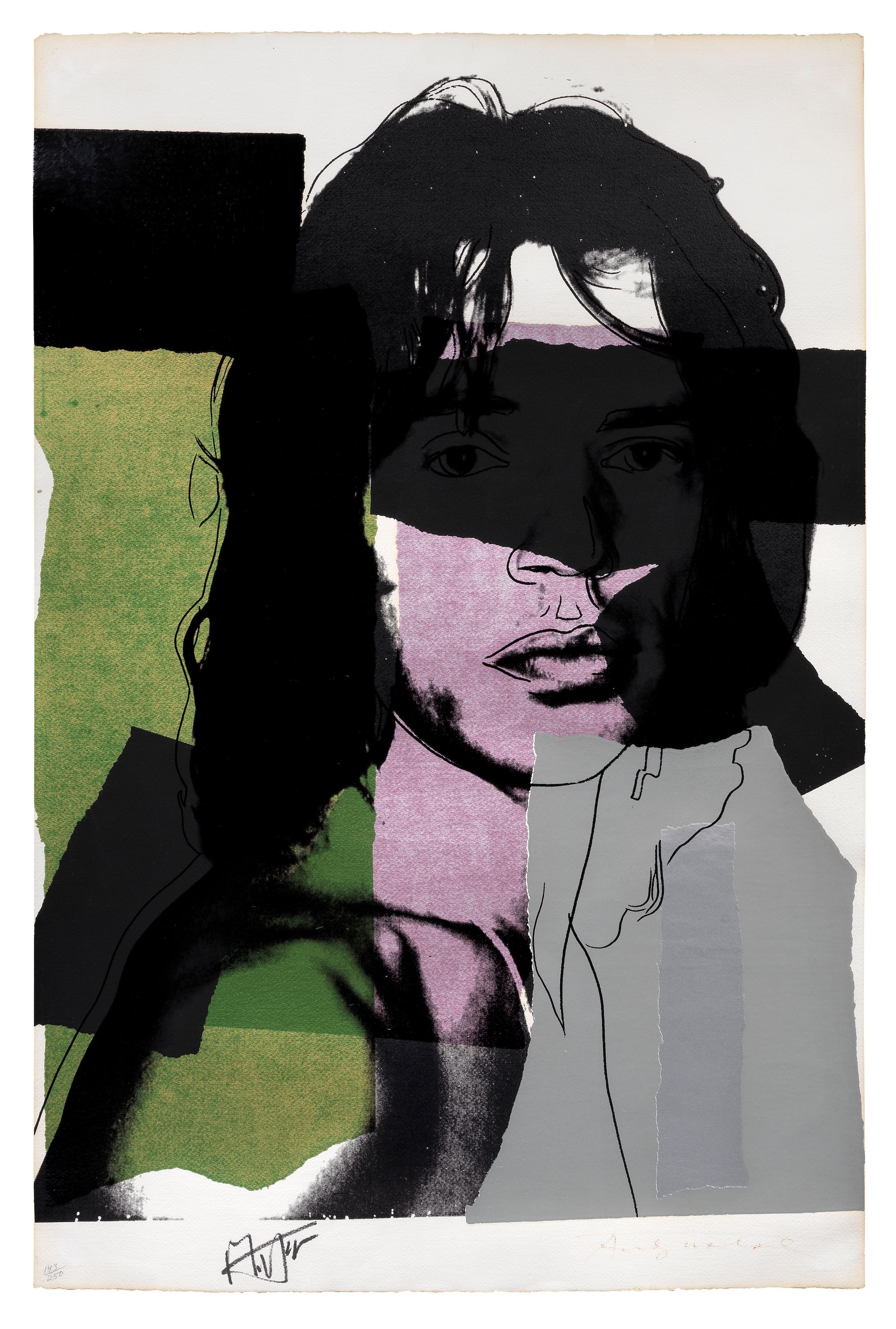 Bonhams : Andy Warhol (1928-1987) Mick Jagger, from 'Mick Jagger ...