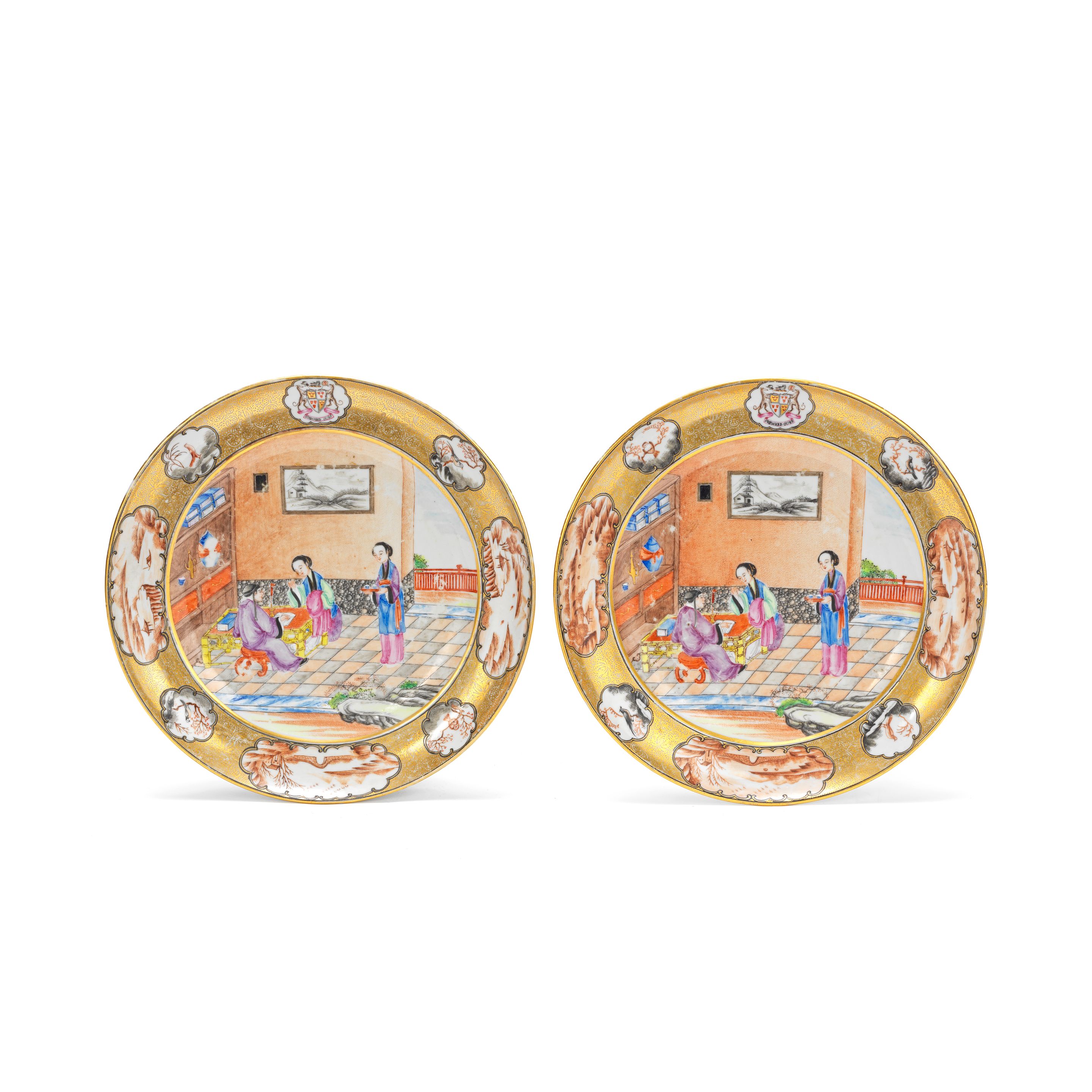 Bonhams : A pair of late 18th / early 19th century Chinese export ...