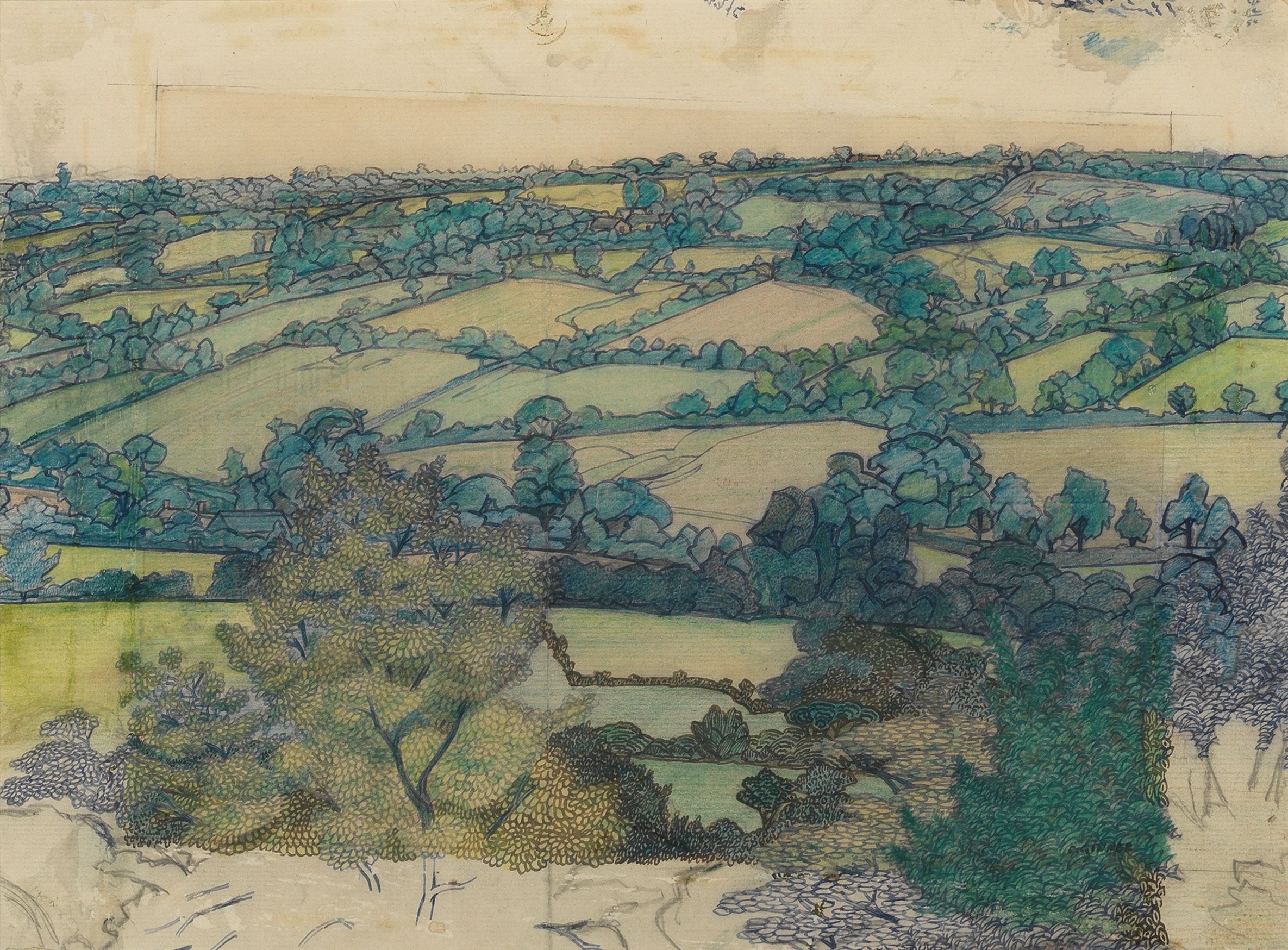 Bonhams : Charles Ginner A.R.A. (British, 1878-1952) Applehayes ...