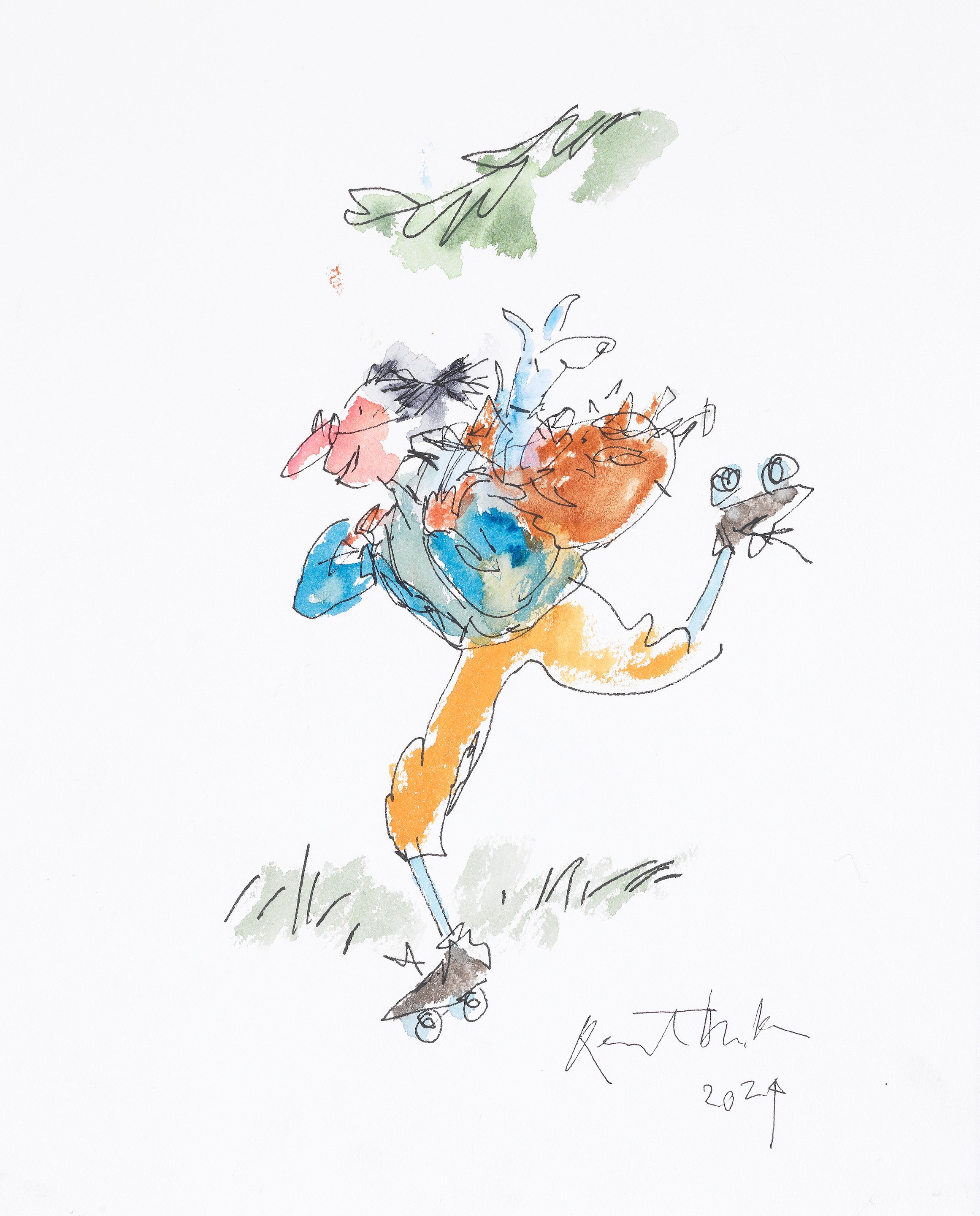Bonhams : Sir Quentin Blake (British, born 1932) Mrs Armitage and ...