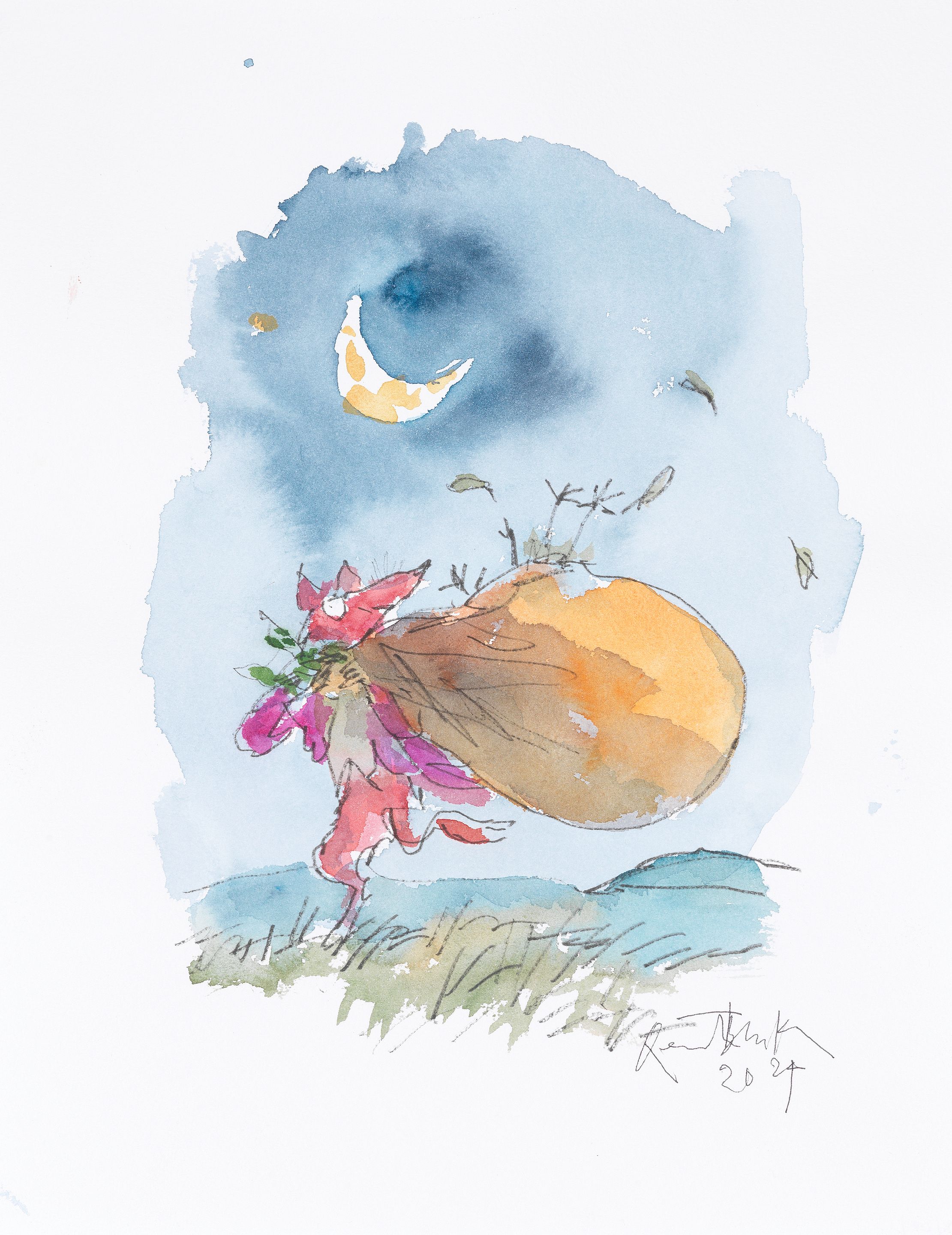 Bonhams : Sir Quentin Blake (British, born 1932) Fantastic Mr Fox ...