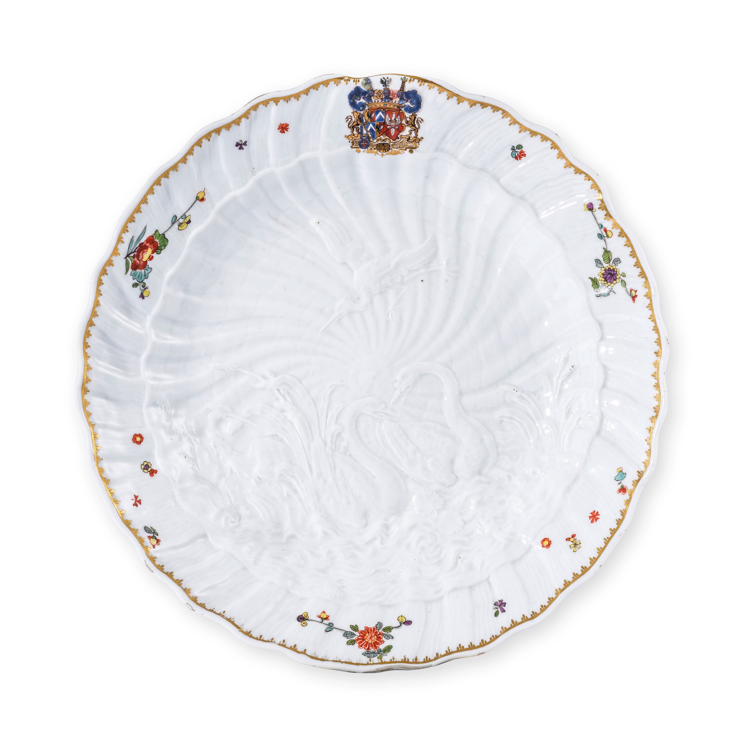 Bonhams Cornette de Saint Cyr : Plat en porcelaine de Meissen du ...