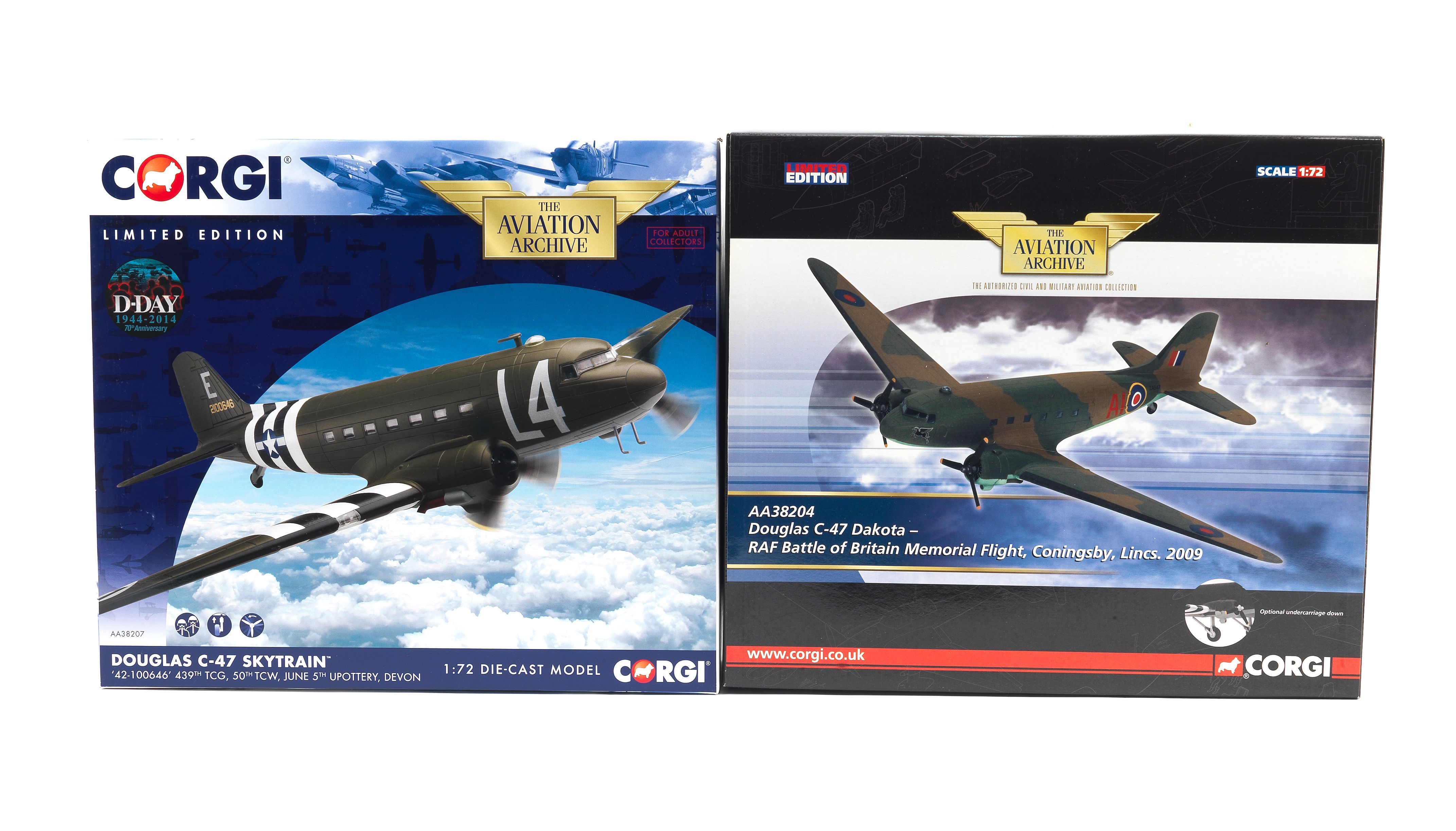 Bonhams Cars : Two boxed 172 scale limited edition die-cast models of ...