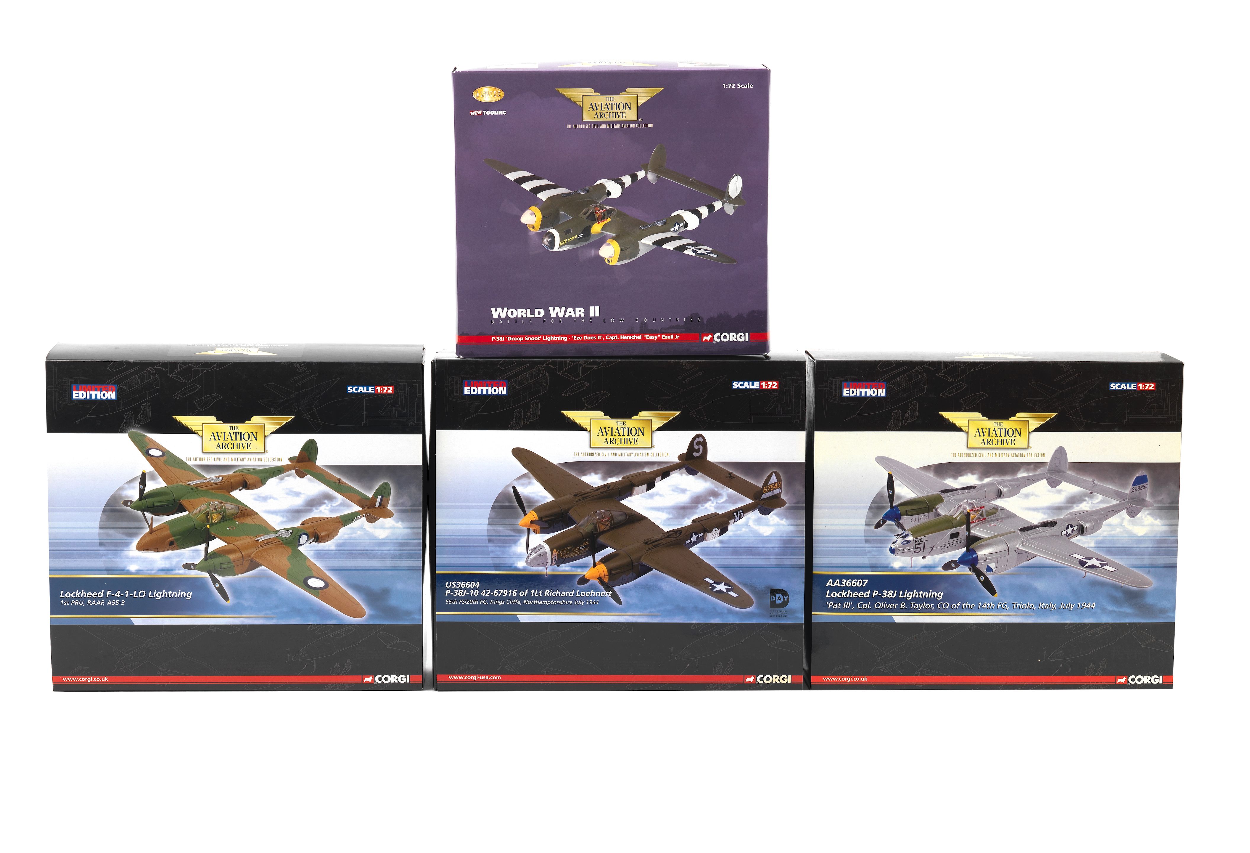 Bonhams Cars : Four boxed 172 scale limited edition die-cast models of ...