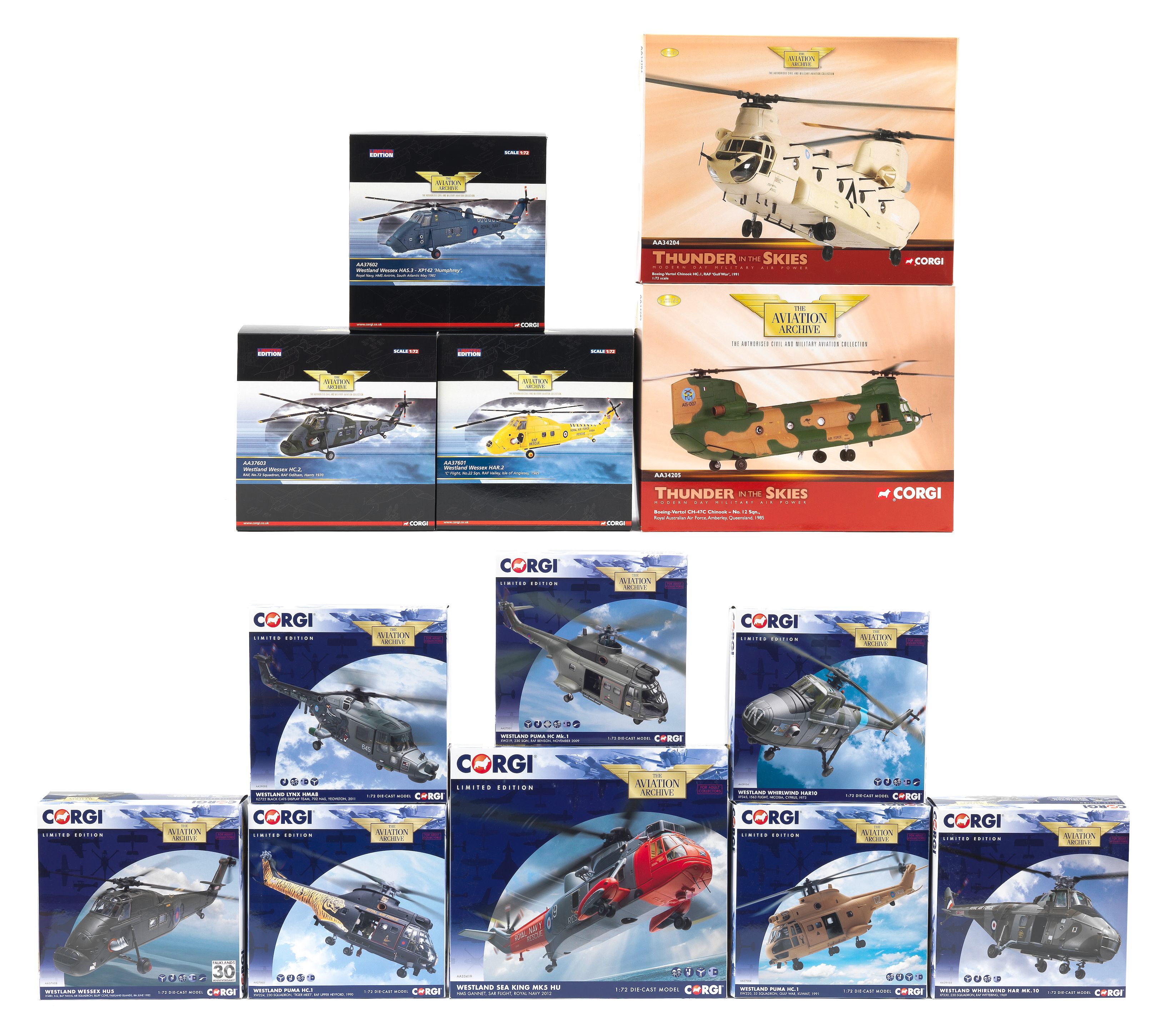 Bonhams Cars : Thirteen boxed 172 scale limited edition die-cast models ...