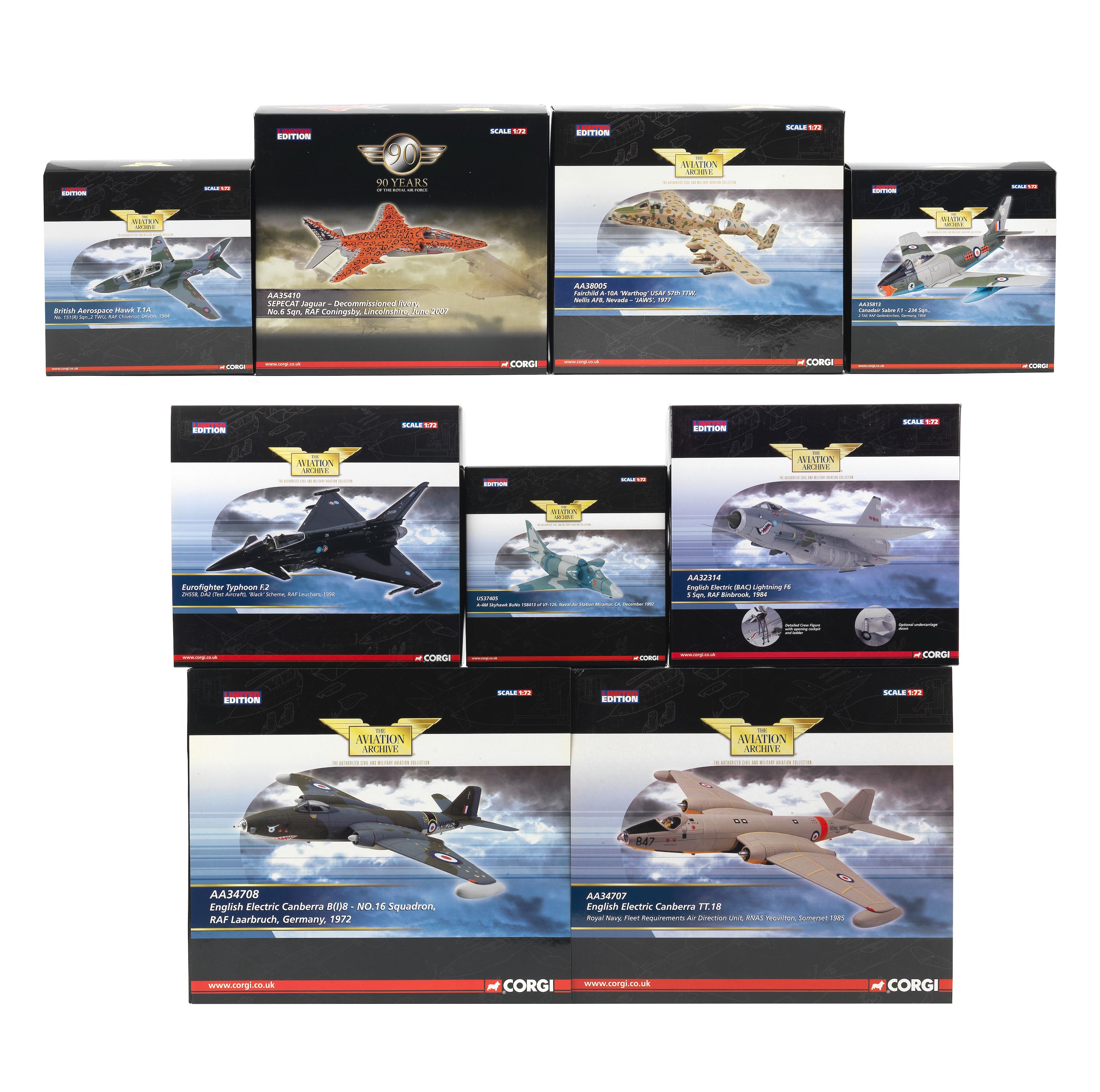 Bonhams Cars : Nine boxed 172 scale limited edition die-cast models of ...