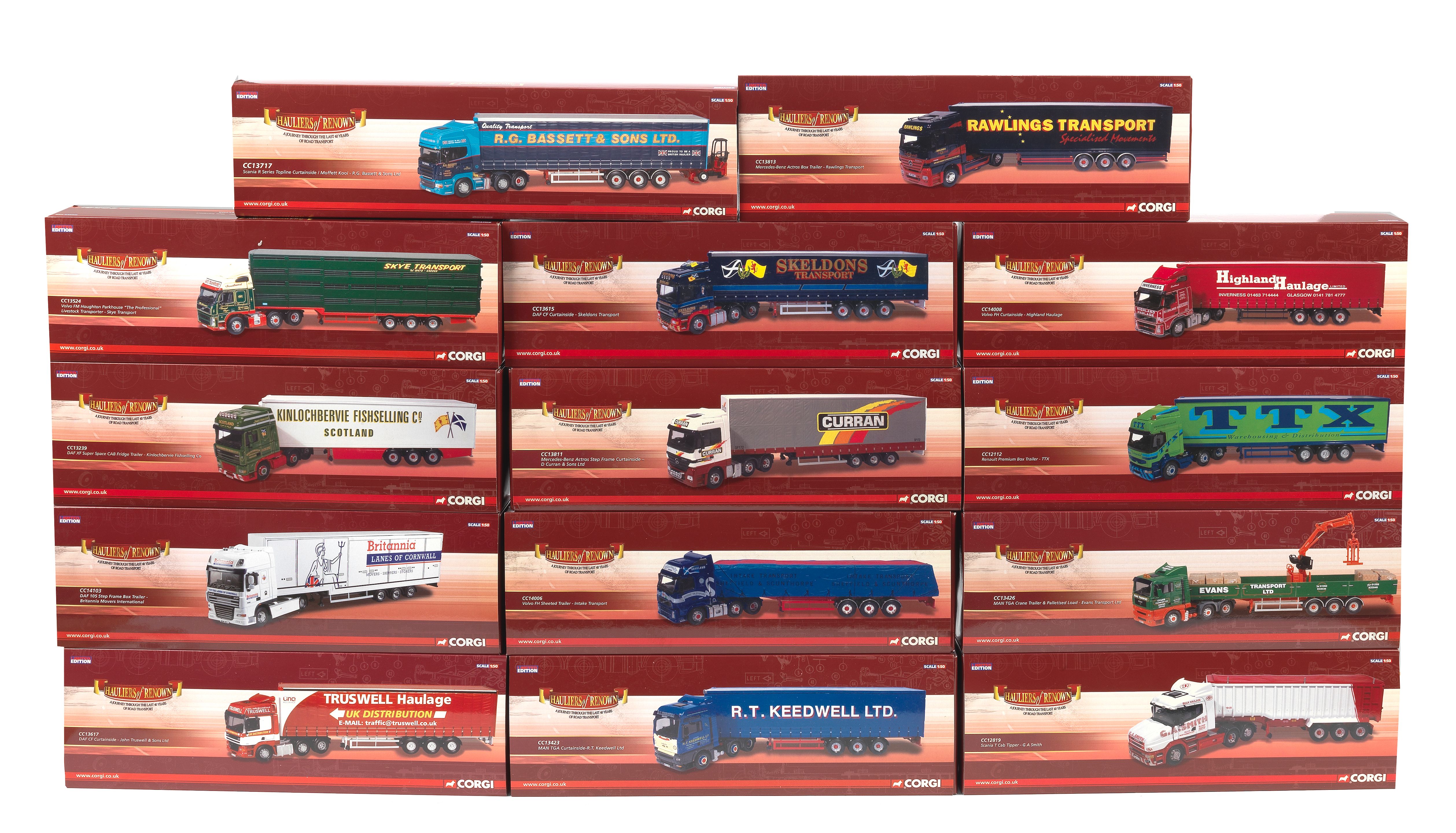 Bonhams Cars : Fourteen boxed 150 scale limited edition die-cast models ...