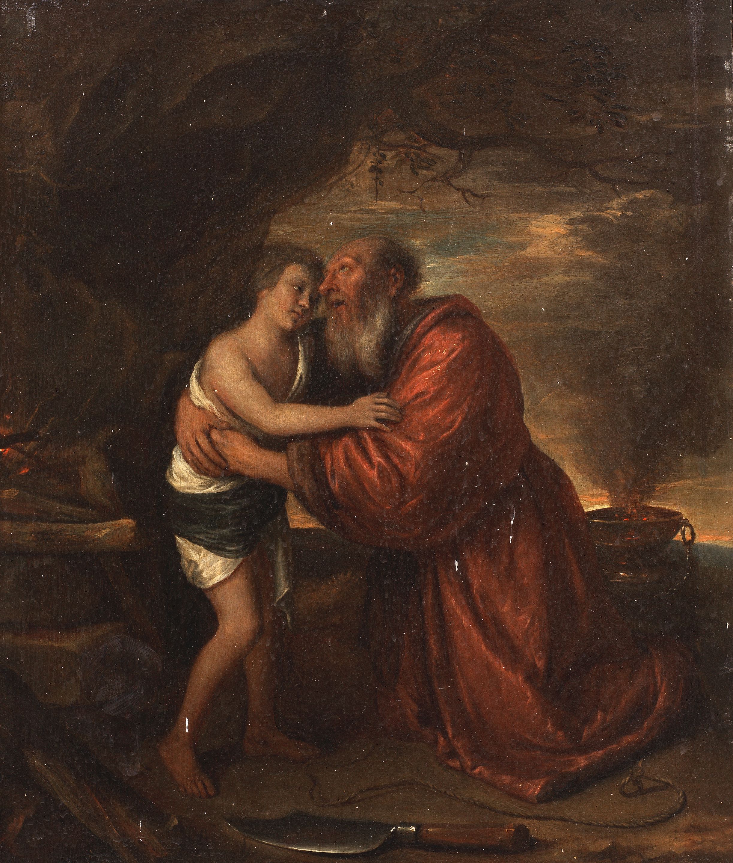 Bonhams : Dutch School, 17th Century Abraham and Isaac