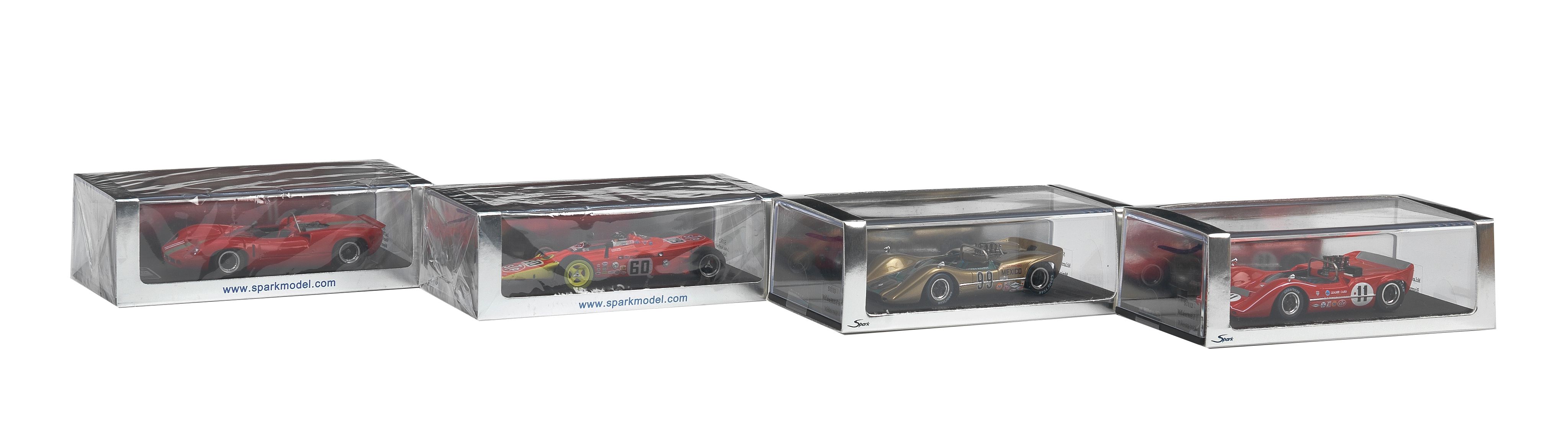 Bonhams Cars : Four boxed 143 scale die-cast models of 1965 and 1968 ...