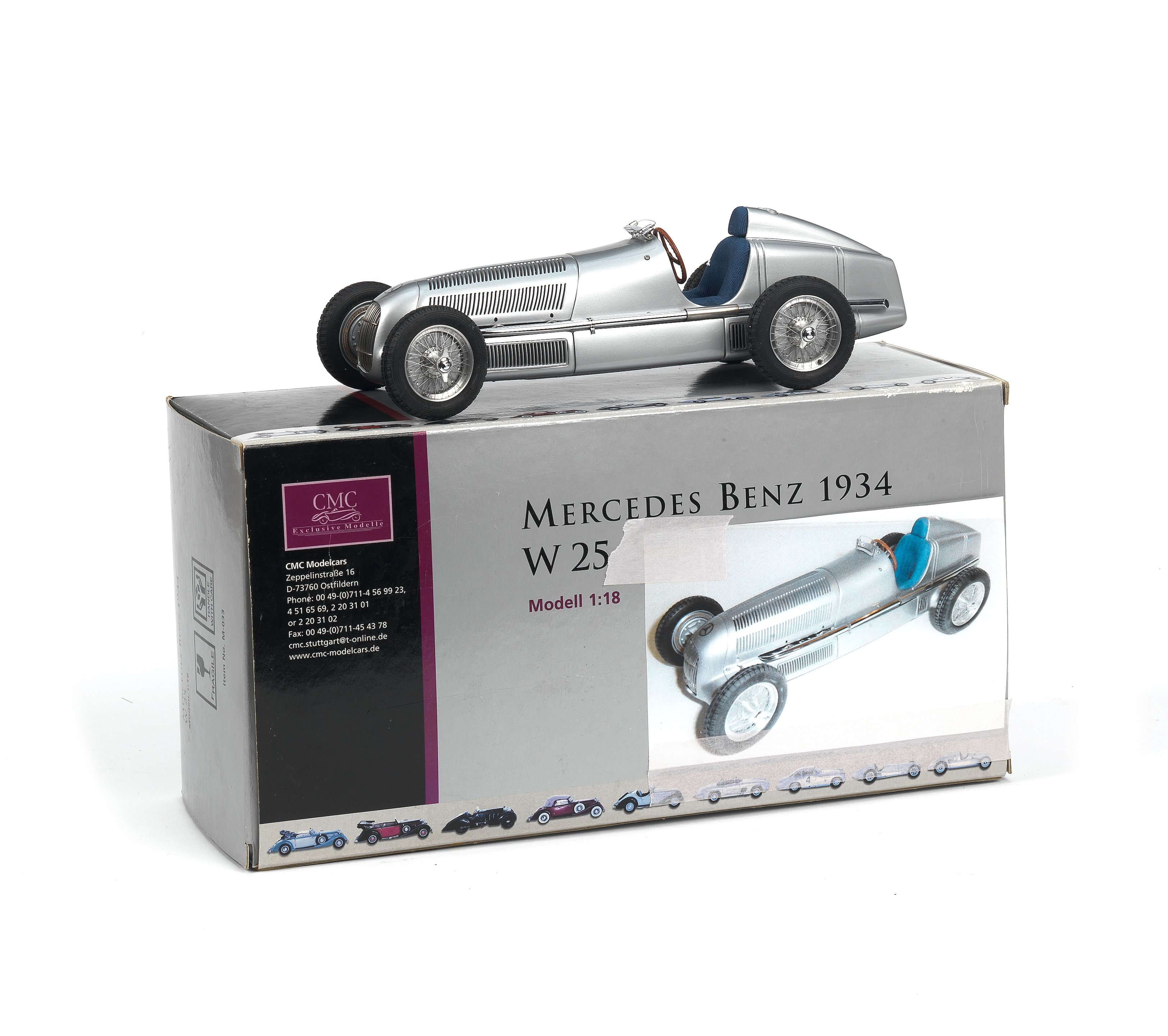 Bonhams Cars : A boxed 118 scale die-cast model of a 1934 Mercedes-Benz ...