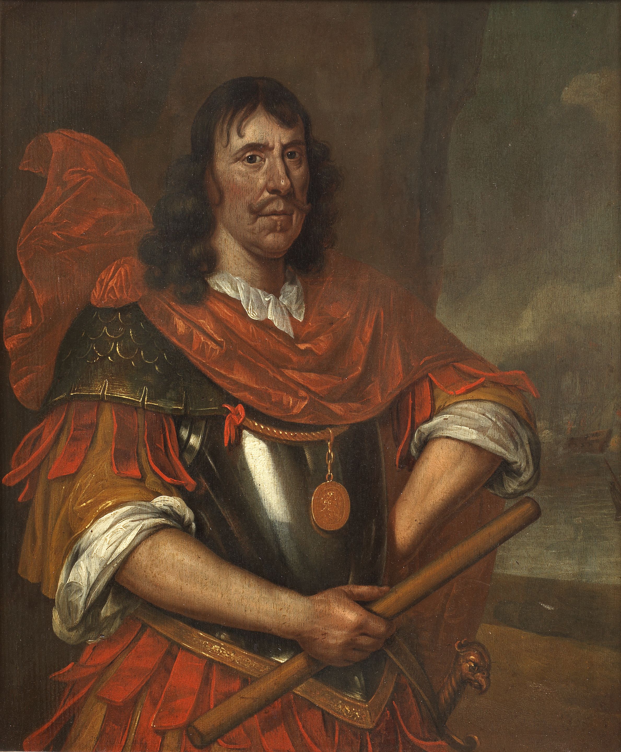 Bonhams : After Jan Steen, 17th Century Portrait of Admiral Cornelis ...