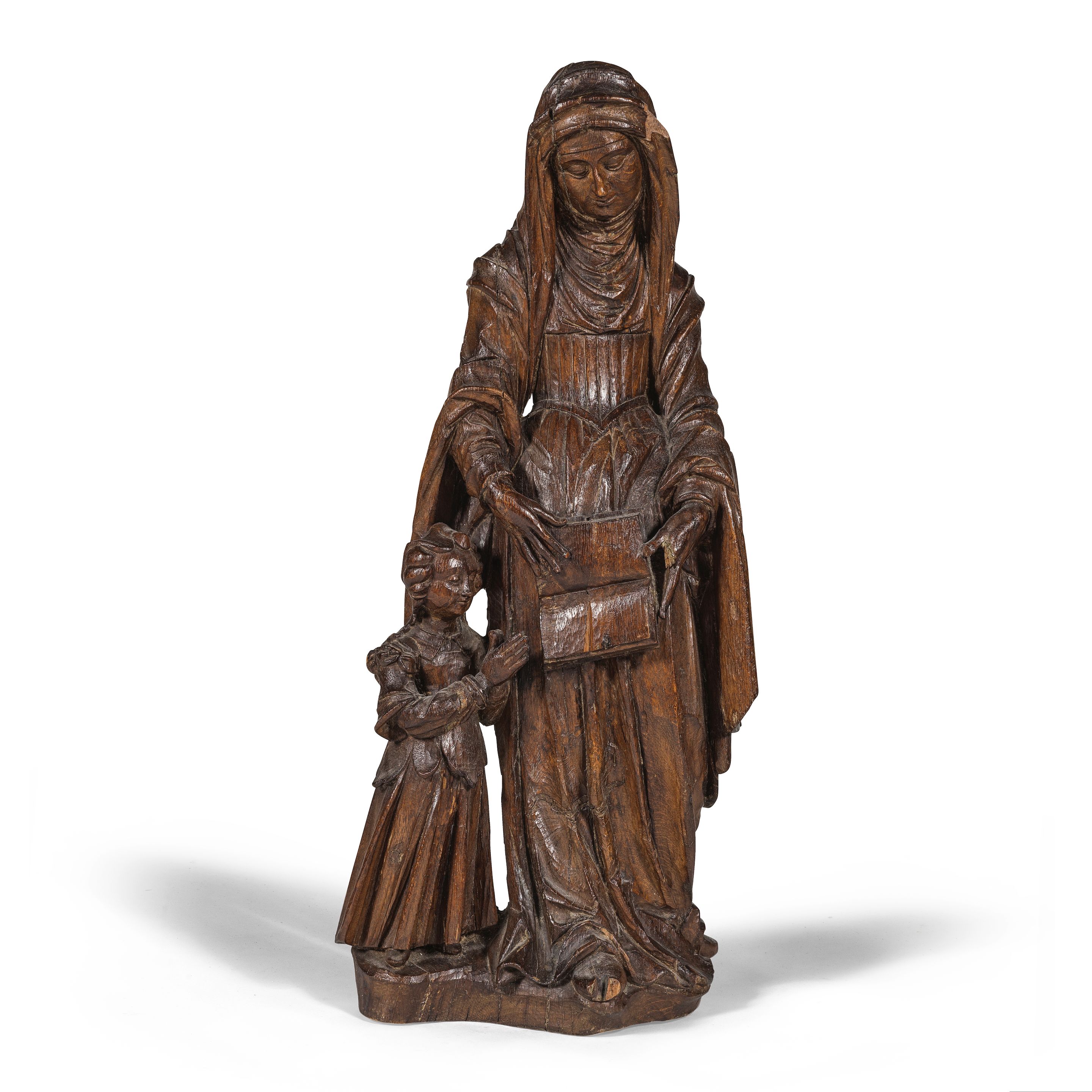 Bonhams Cornette de Saint Cyr : Groupe en chêne sculpté représentant ...