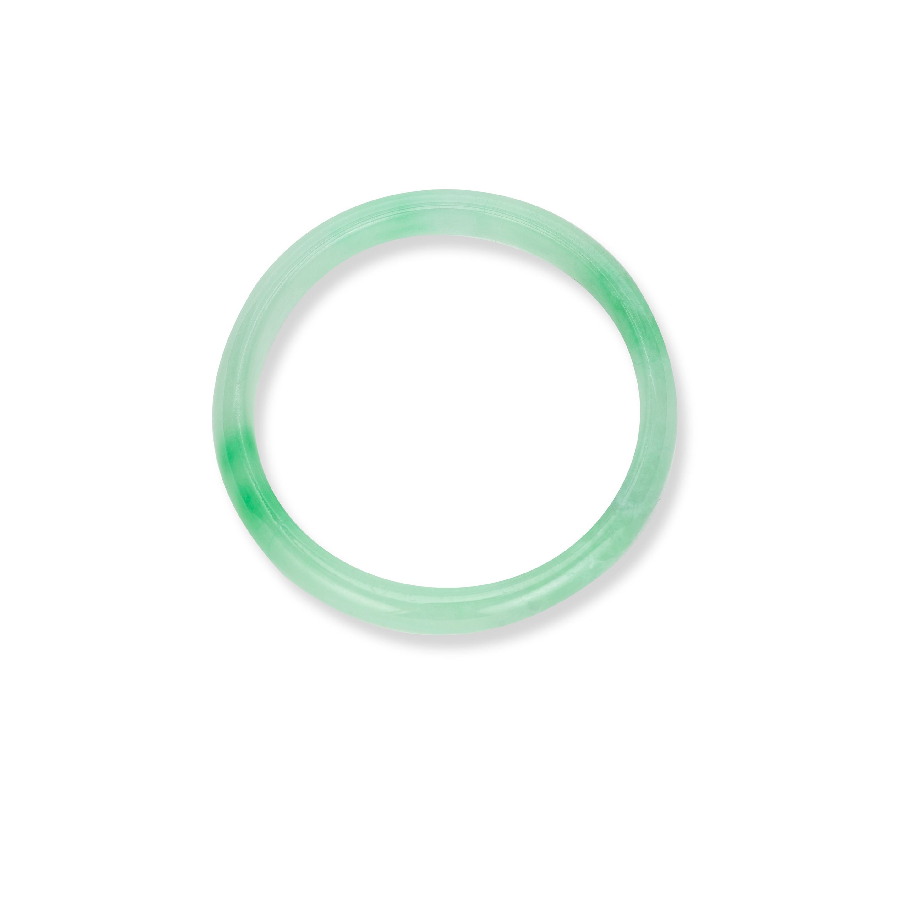 Bonhams : A JADEITE BANGLE 20th century
