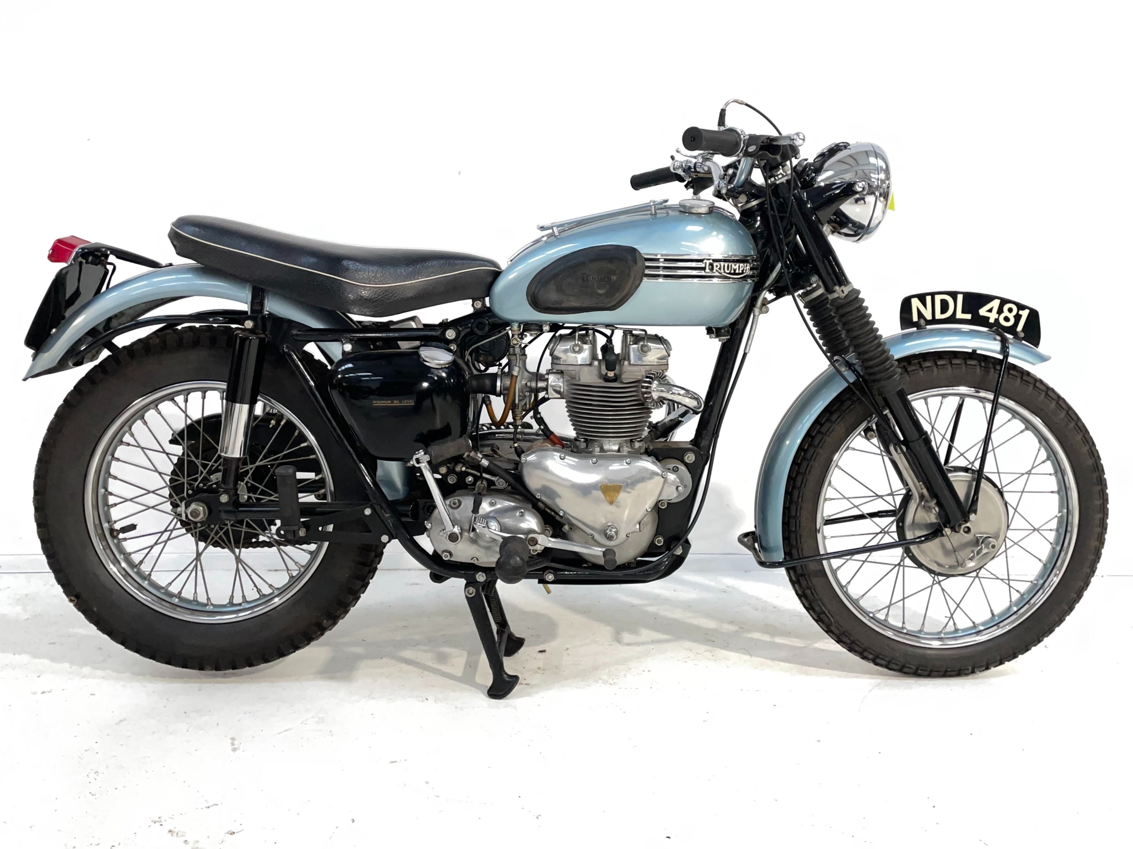 Bonhams Cars : 1956 Triumph 650cc Trophy Frame no. 79863 Engine no. TR6 ...
