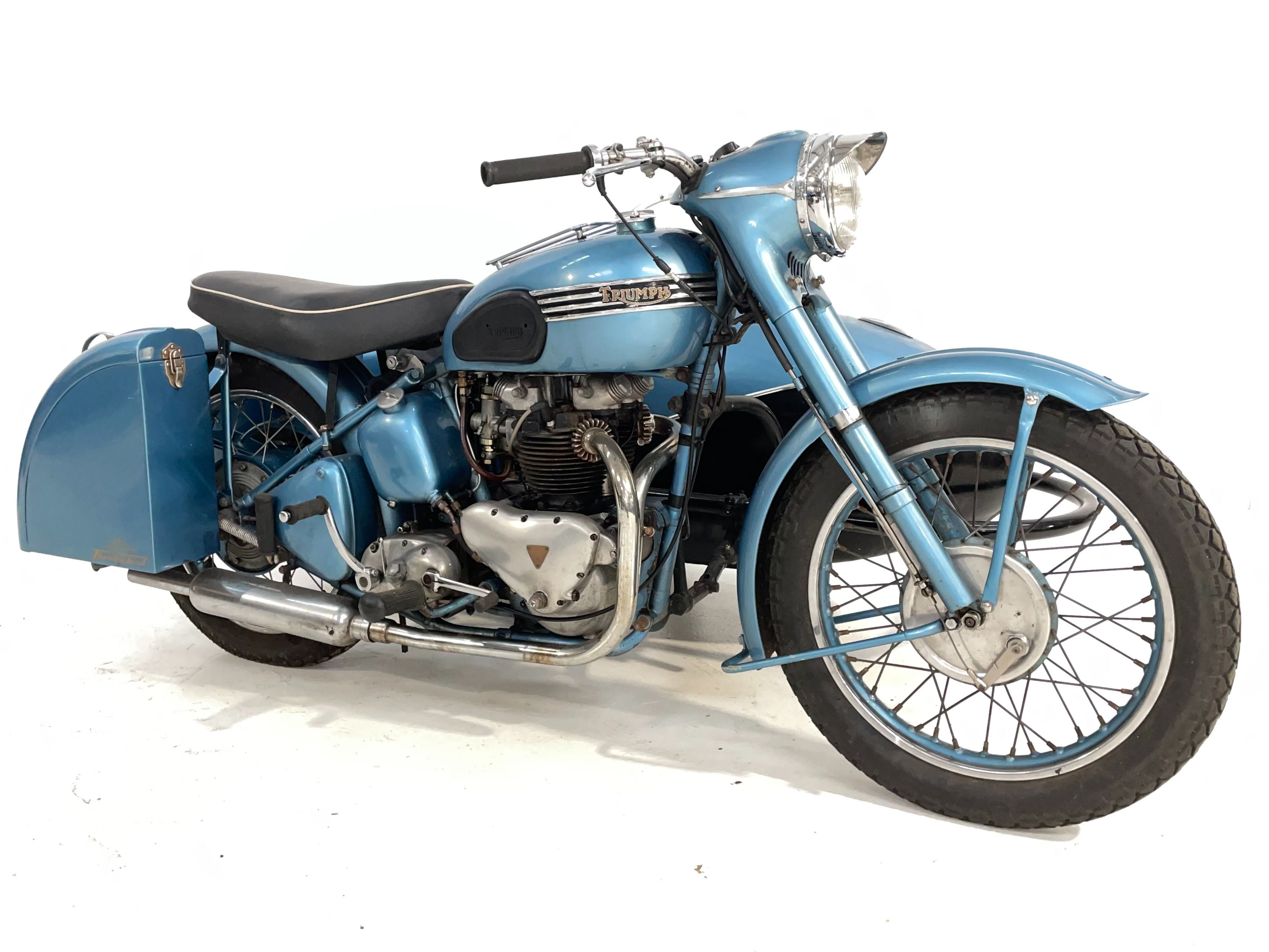 Bonhams Cars : 1950 Triumph 650cc Thunderbird and Swallow Jet 80 ...